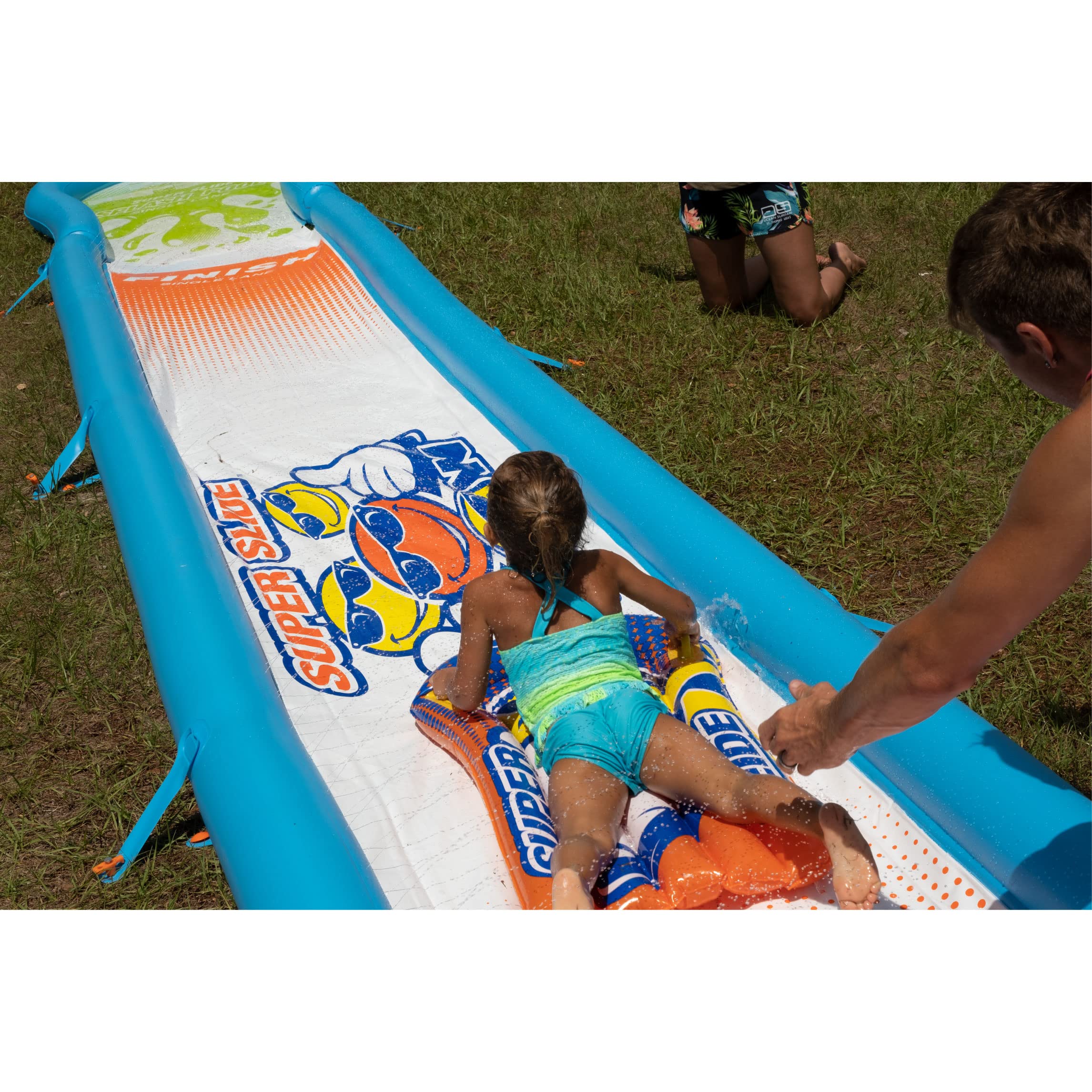 Wow Sports Pool Slide and Smile, Single Lane Slip and Slide, Water ...