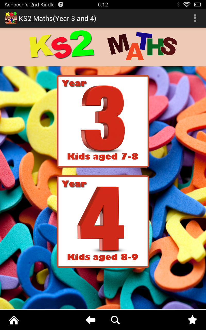 Key Stage 2(KS2) Maths-Yrs 3/4 - App on Amazon Appstore