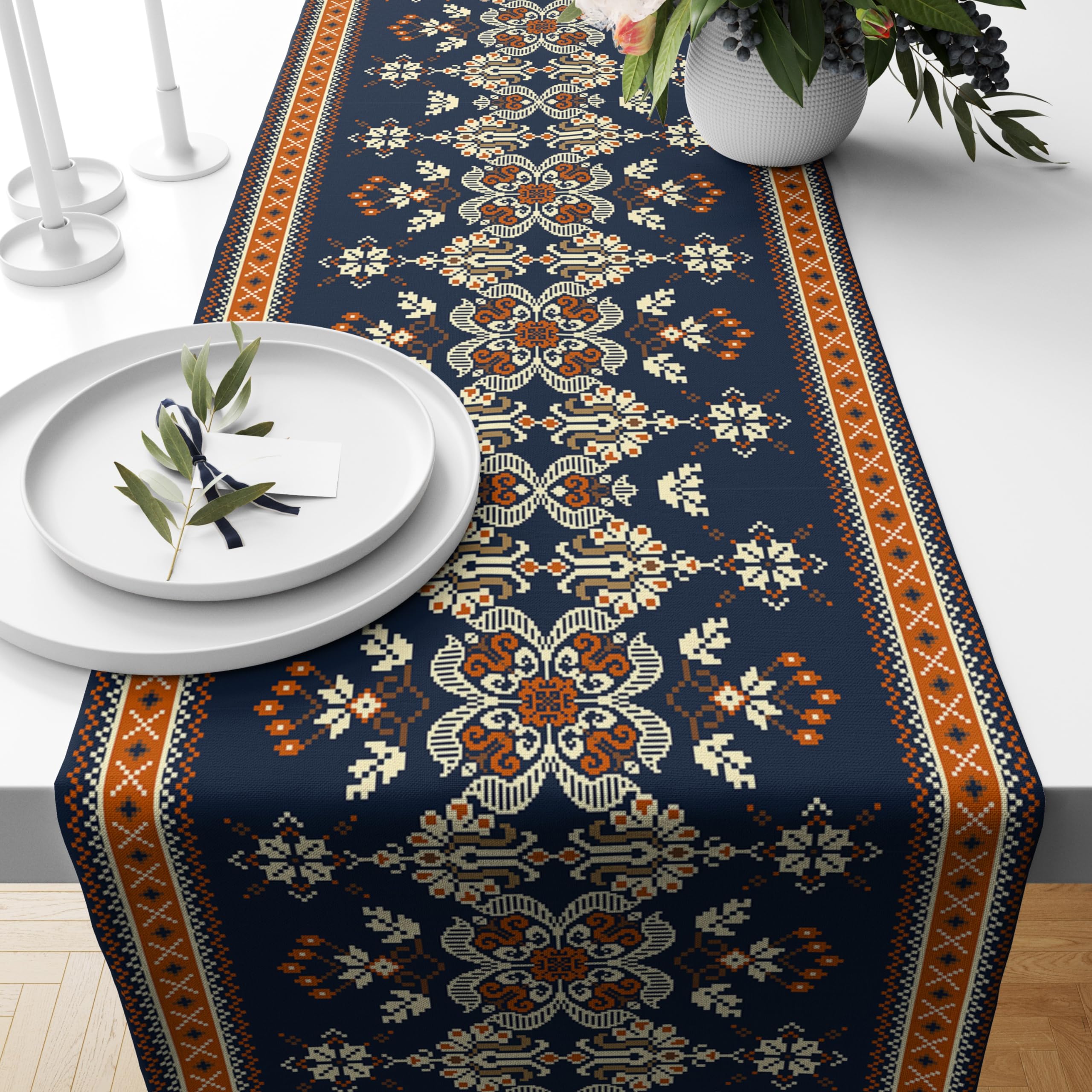 Dining Tables Native American Southwestern Table Runner (poly) Navajo