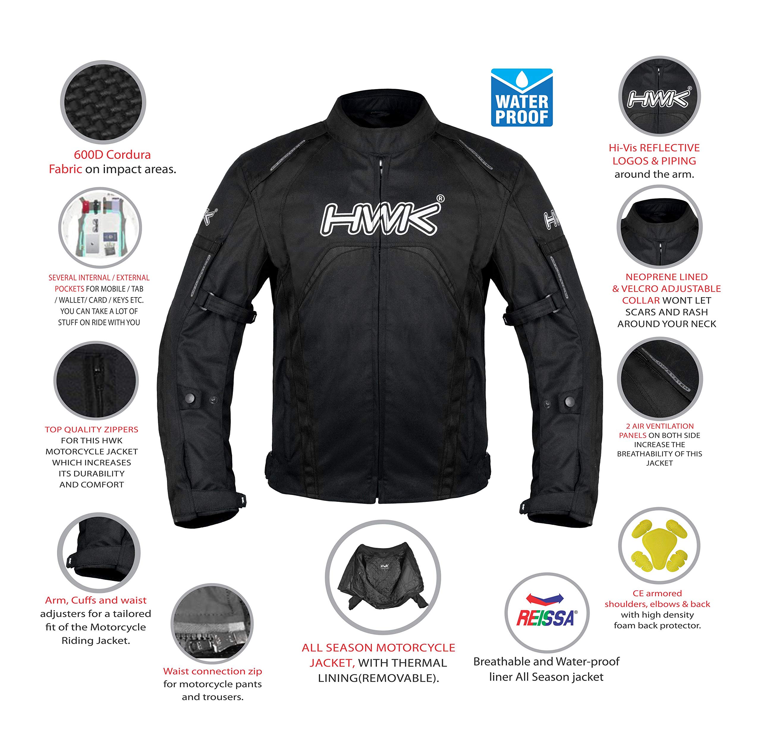 Motorcycle Hoodie ZONDA Motorcycle Jacket – CE Level 2 Armored, All ...