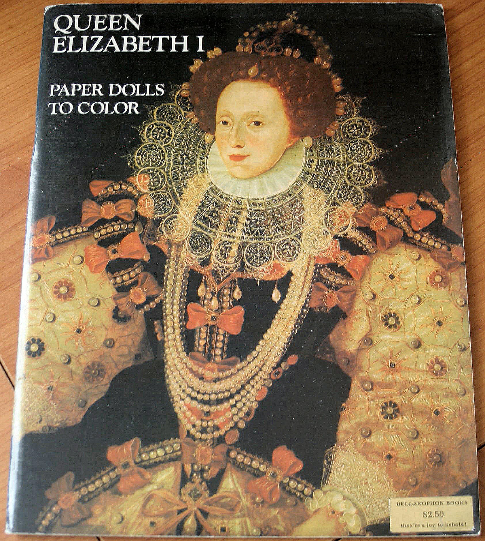 Queen Elizabeth I Paper Dolls to Cut Out and Color: Elizabeth I: Amazon ...