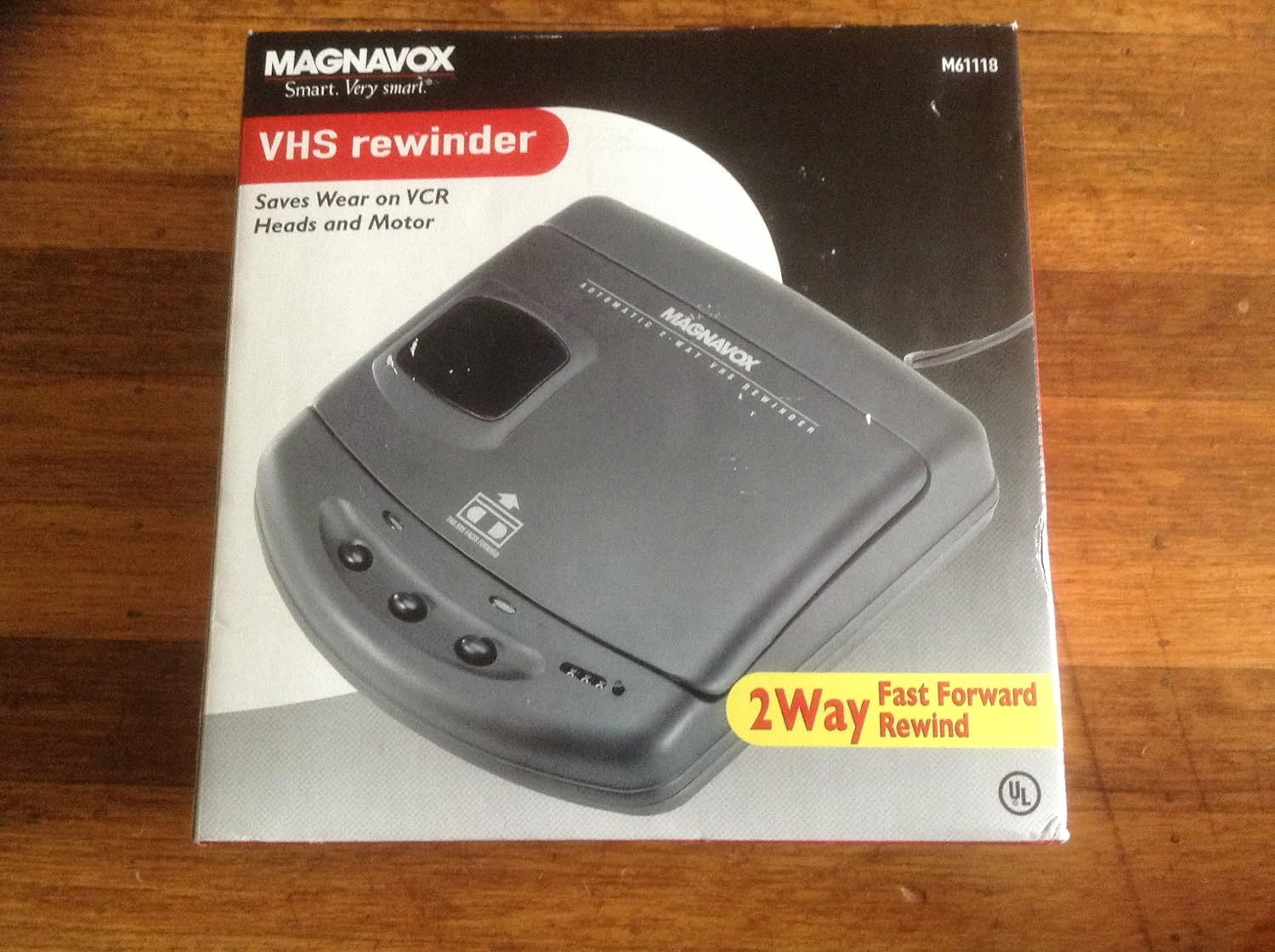 Amazon.com: Magnavox 2-Way Forward/Rewind VHS Rewinder with Counter ...