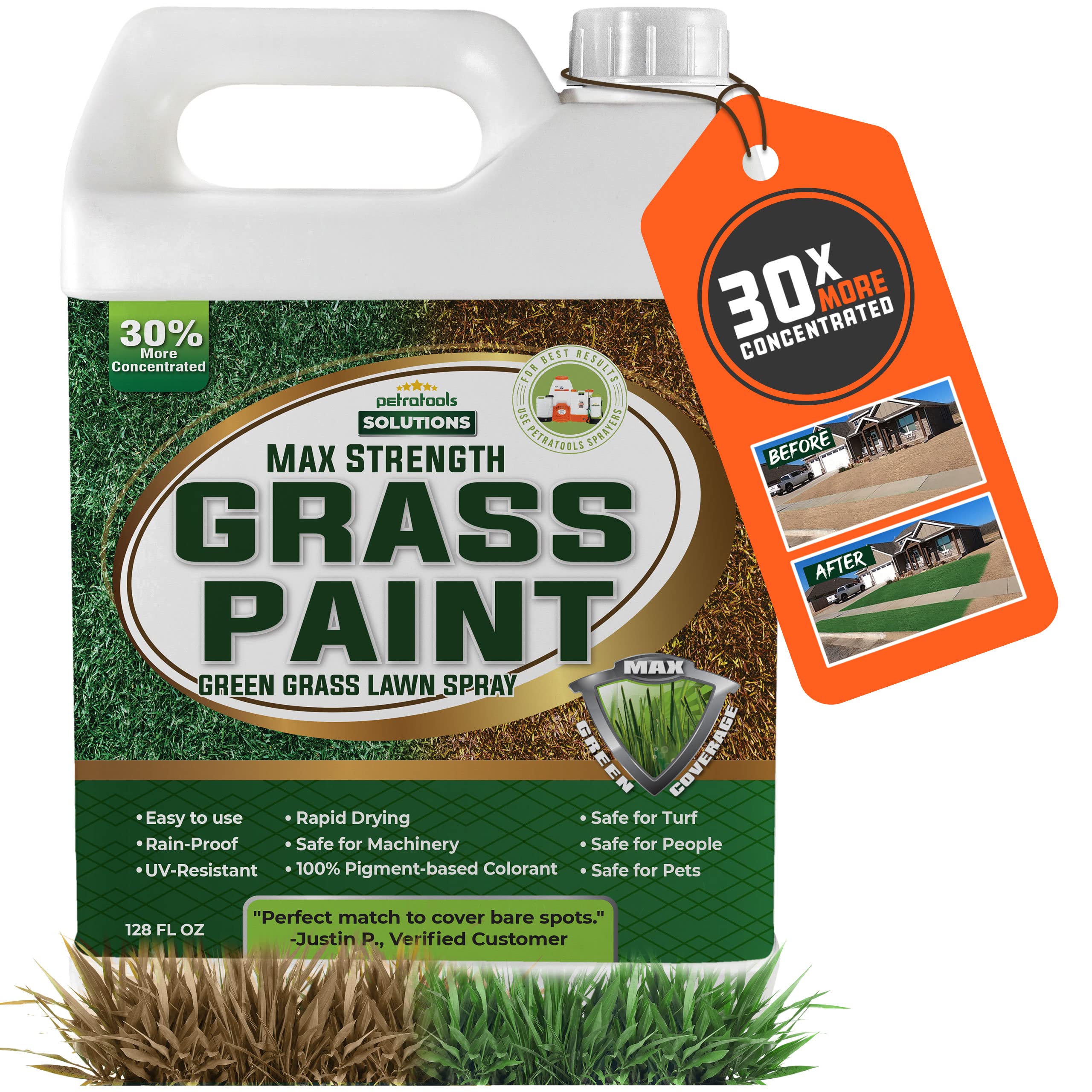 Snapklik.com : PetraMax Grass Paint Max Strength, Green Grass Lawn ...