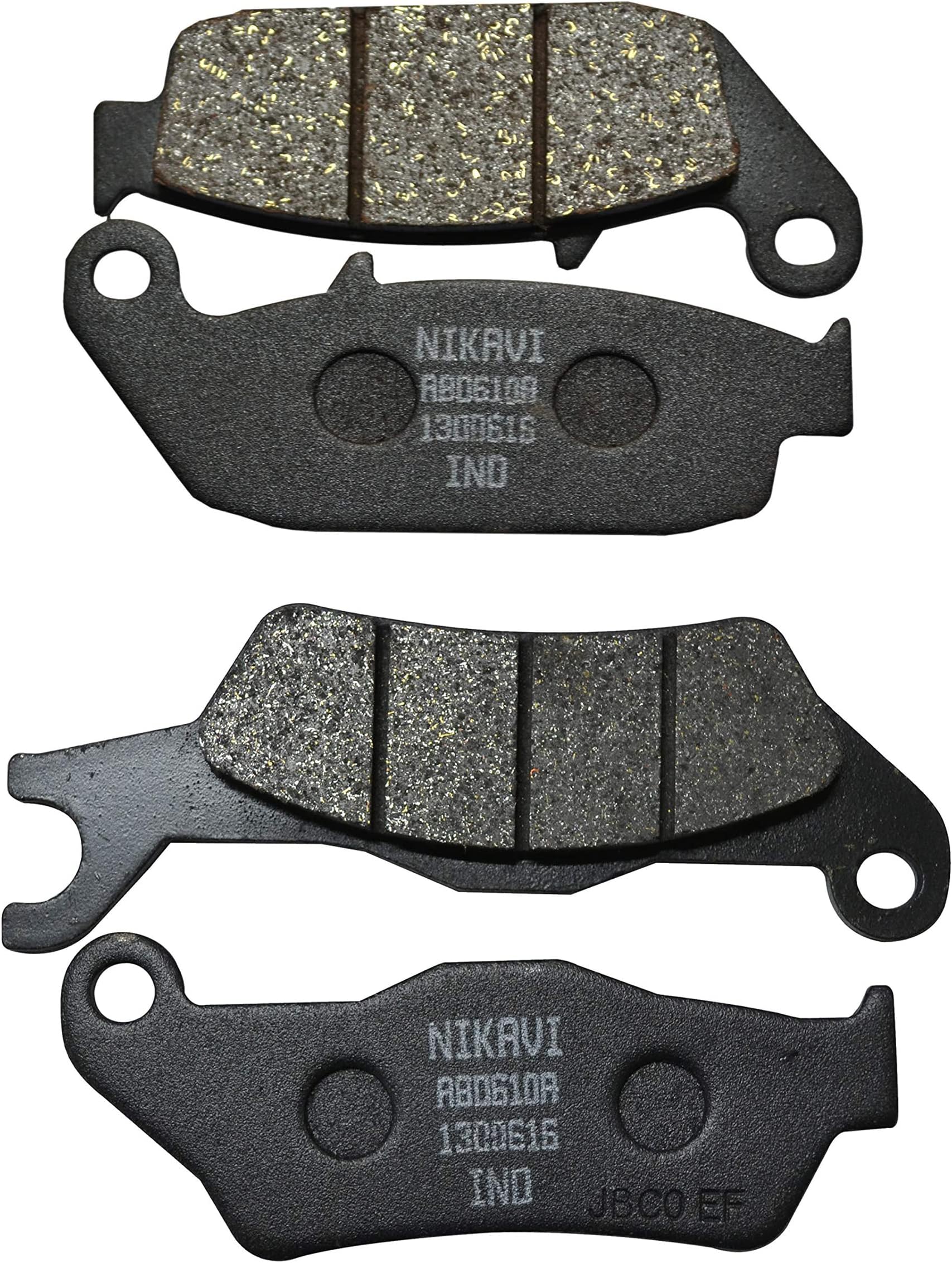 NIKAVI DP2 - DP6 Front&Rear - Combo Brake Disc Pads Compatible for ...