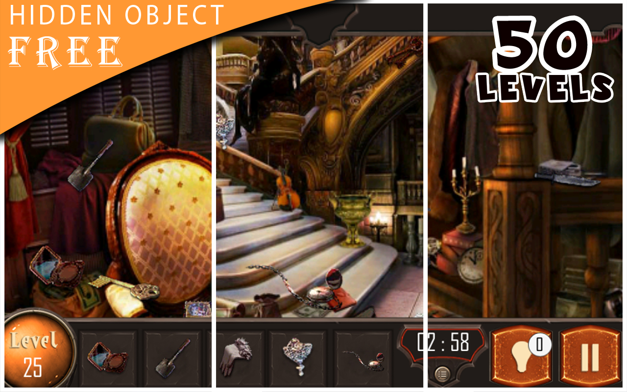 Hidden Object Game : 50 Level of Hidden Treasure - App on Amazon Appstore