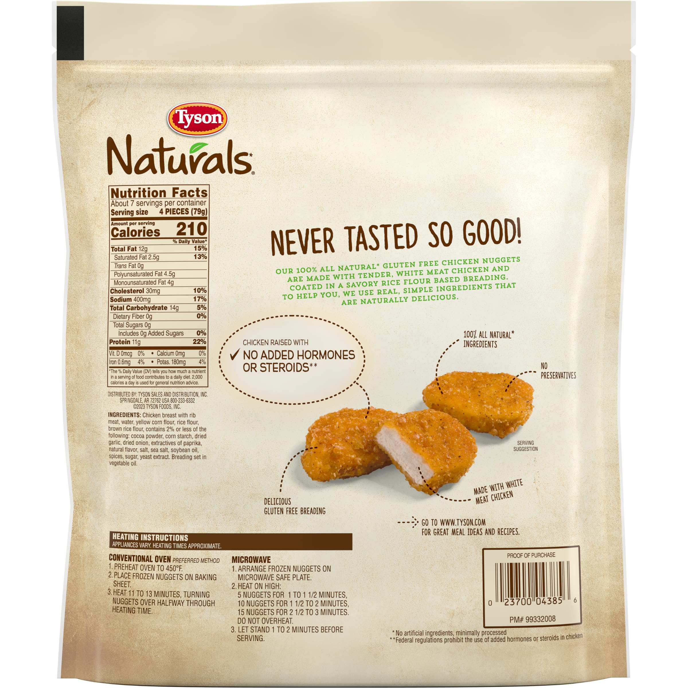 Tyson Chicken Nuggets Gluten Free