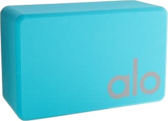 Amazon.com: Alo Yoga Uplifting Yoga Block, Bright Aqua/Silver, One Size ...