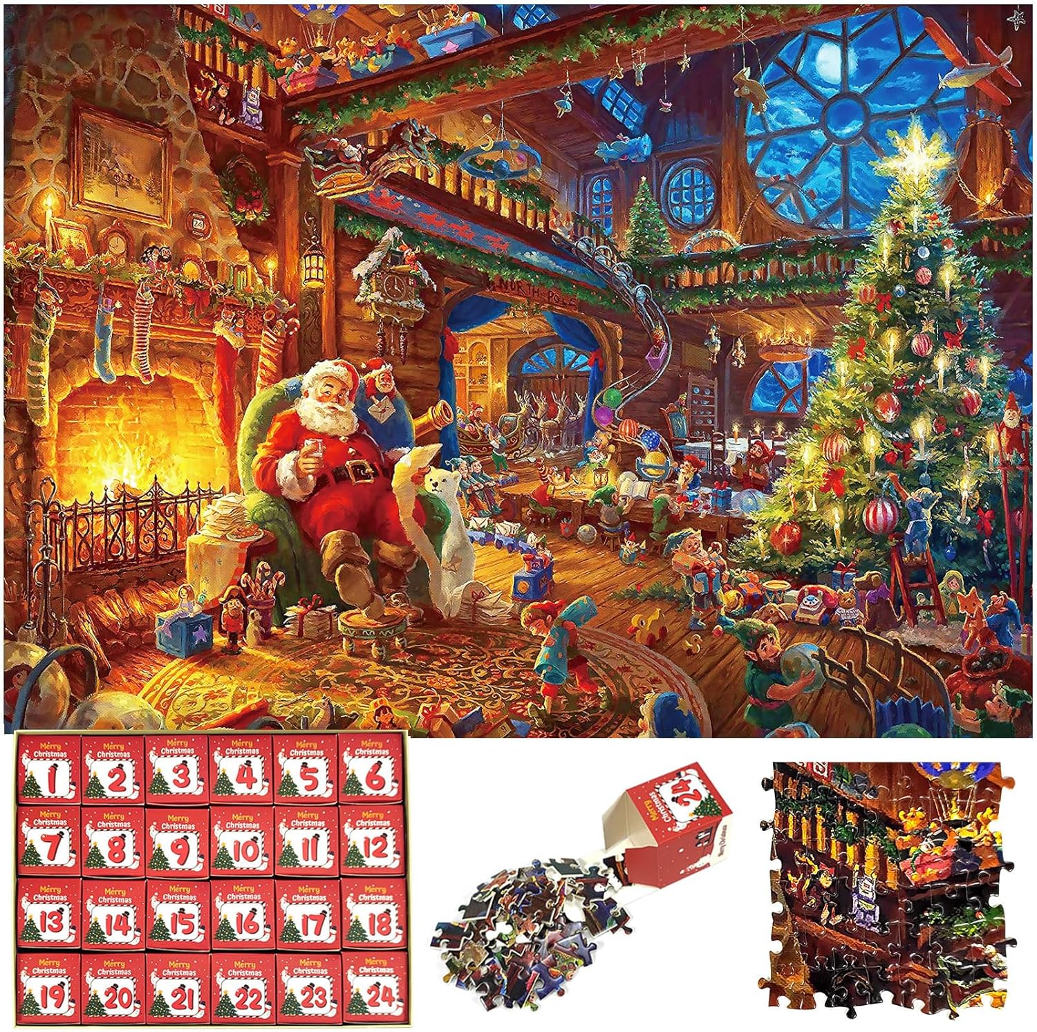 Amazon.com: LikeLety 2024 Christmas Jigsaw Puzzles 1000 Piece for Adult ...