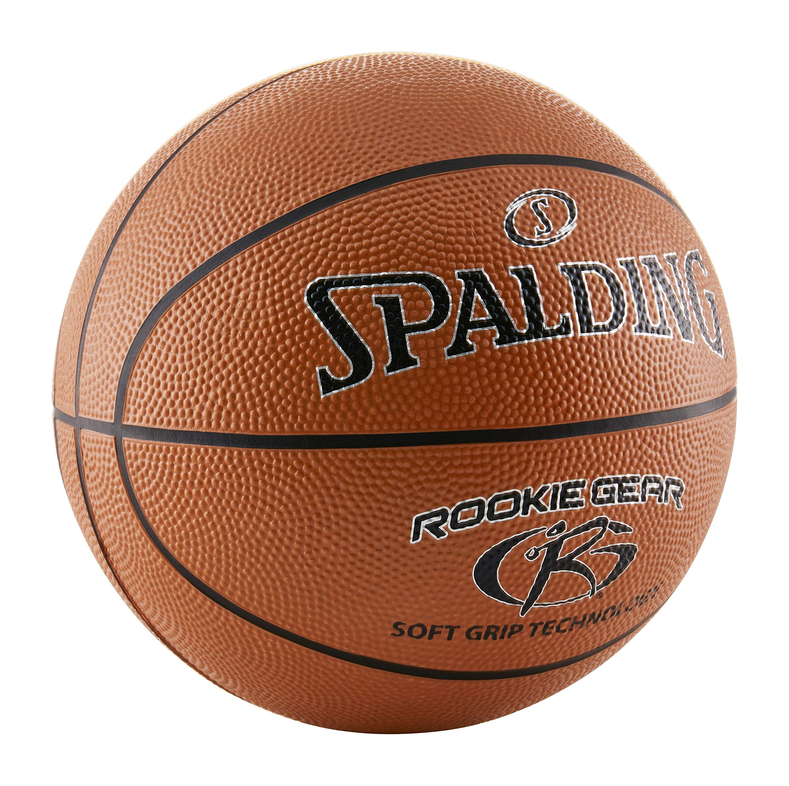 Spalding Rookie Gear Indoor/Outdoor Basketball with Soft Grip ...