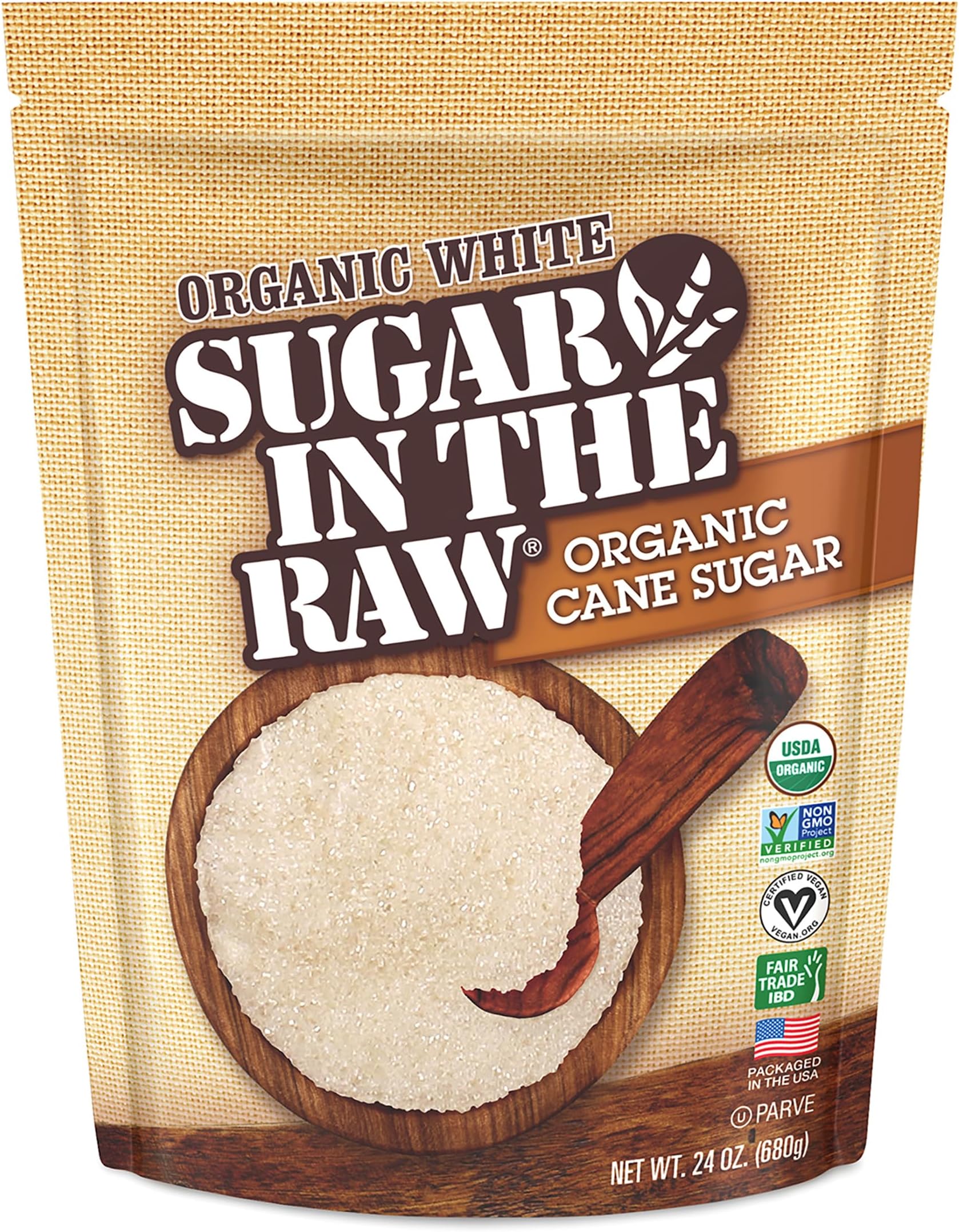 Amazon.com: Sugar In The Raw Organic Granulated White Premium Cane ...