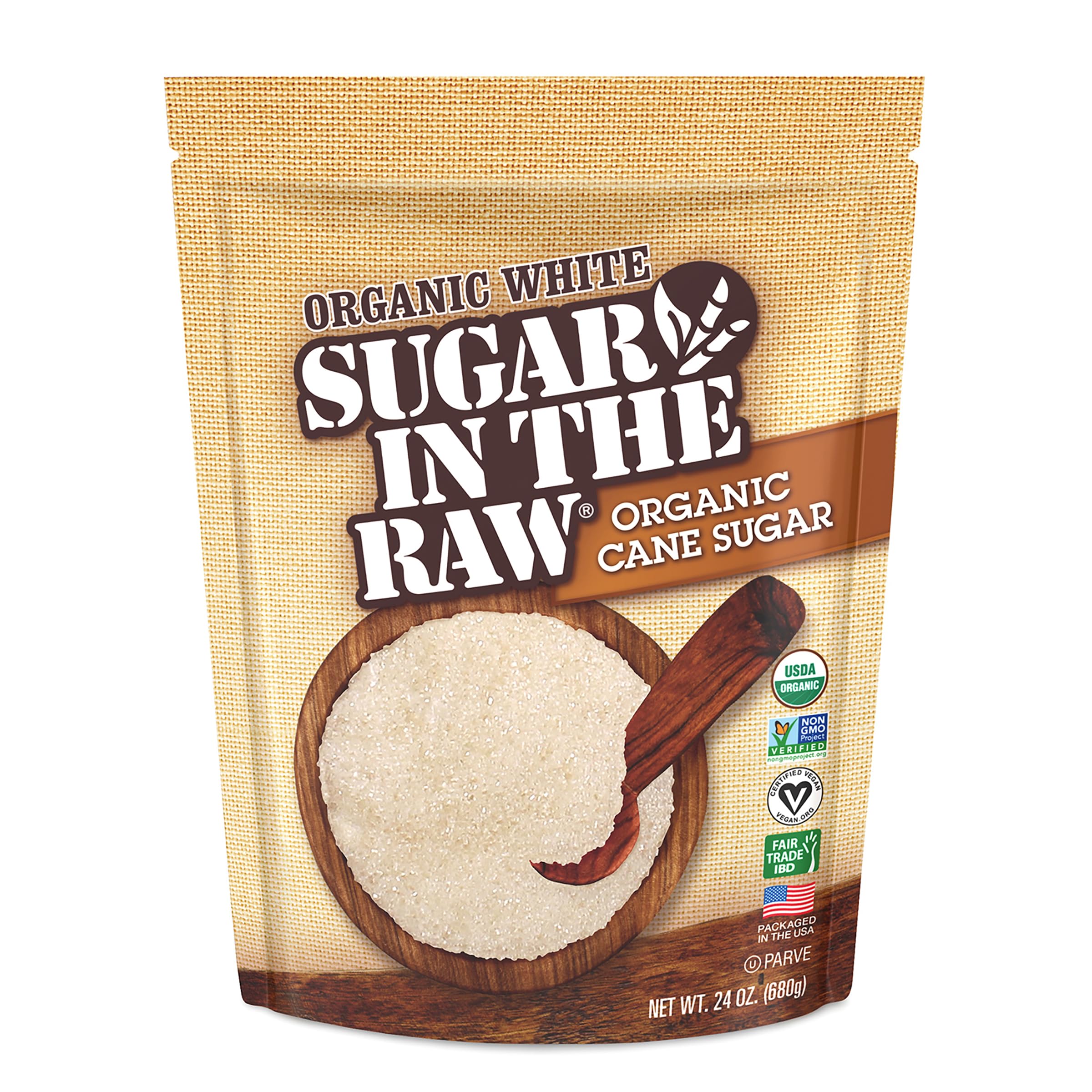 Amazon.com: Sugar In The Raw Organic Granulated White Premium Cane ...