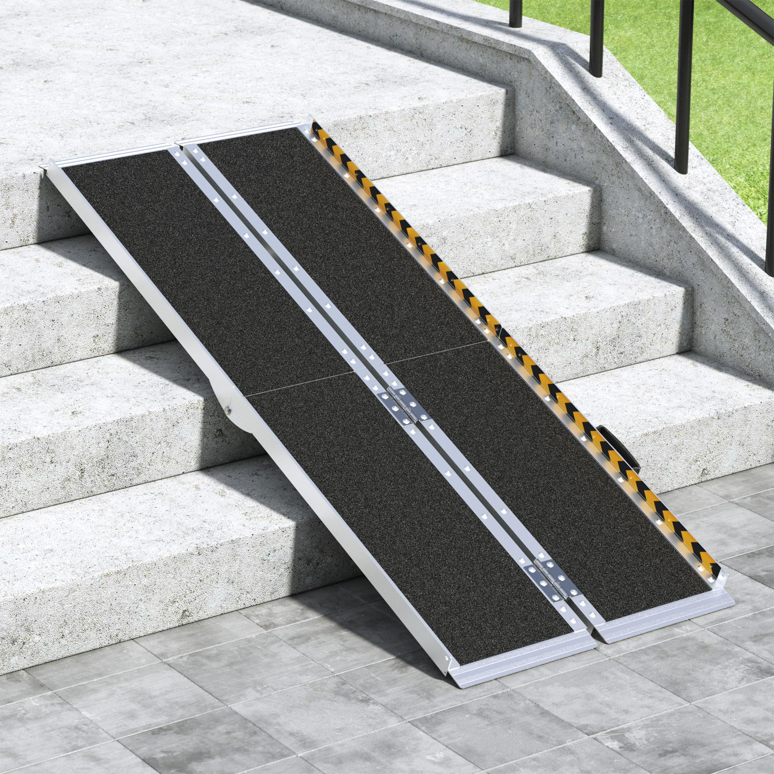 Portable Wheelchair Ramp For Steps And Stairs 5 Ft Temporary | Desertcart OMAN