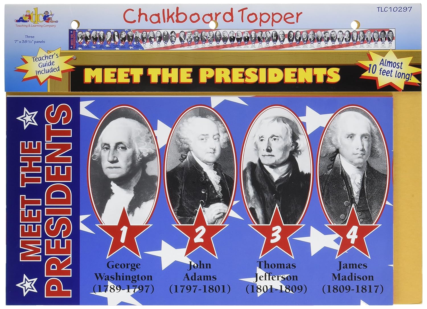 Meet the Presidents Chalkboard Topper: Lorenz Educational Press ...