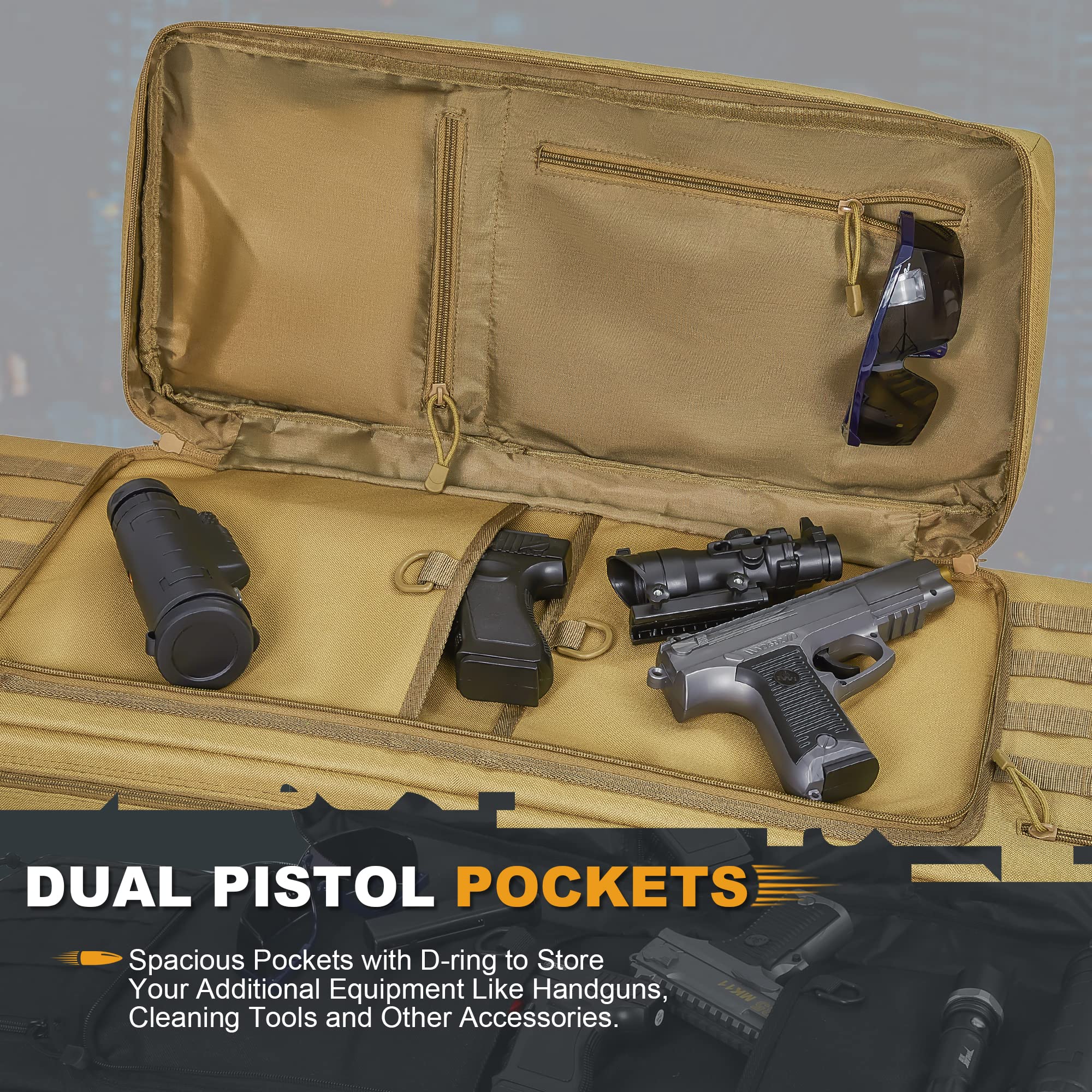 Snapklik.com : PERFBAGS Soft Rifle Case 32 Inch, Long Double Rifle ...