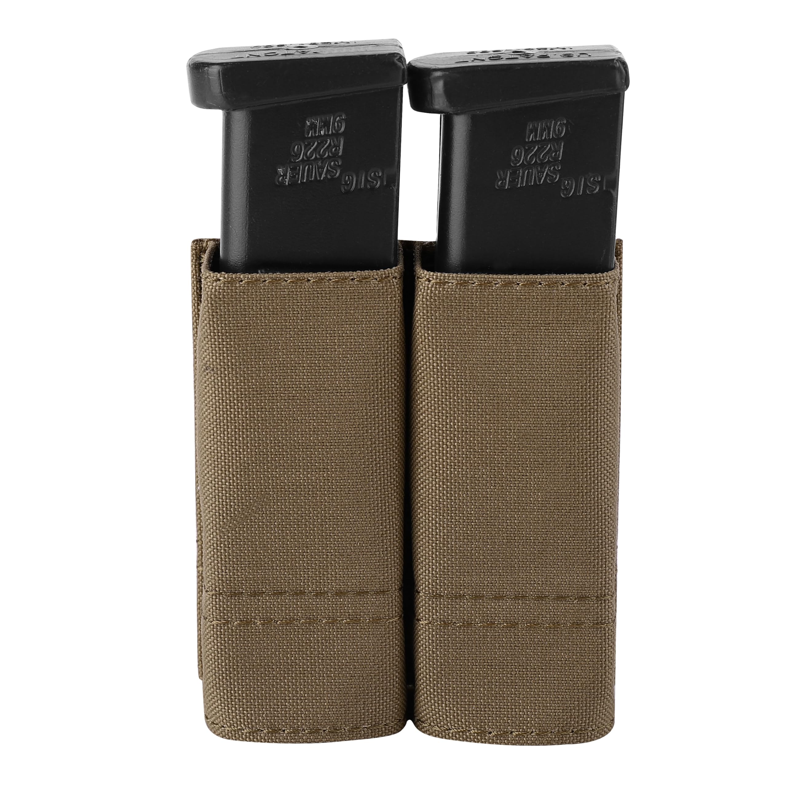 Tactical Pistol Magazine Pouch, Double Pistol Mag Pouch 9mm Pistol Mag ...