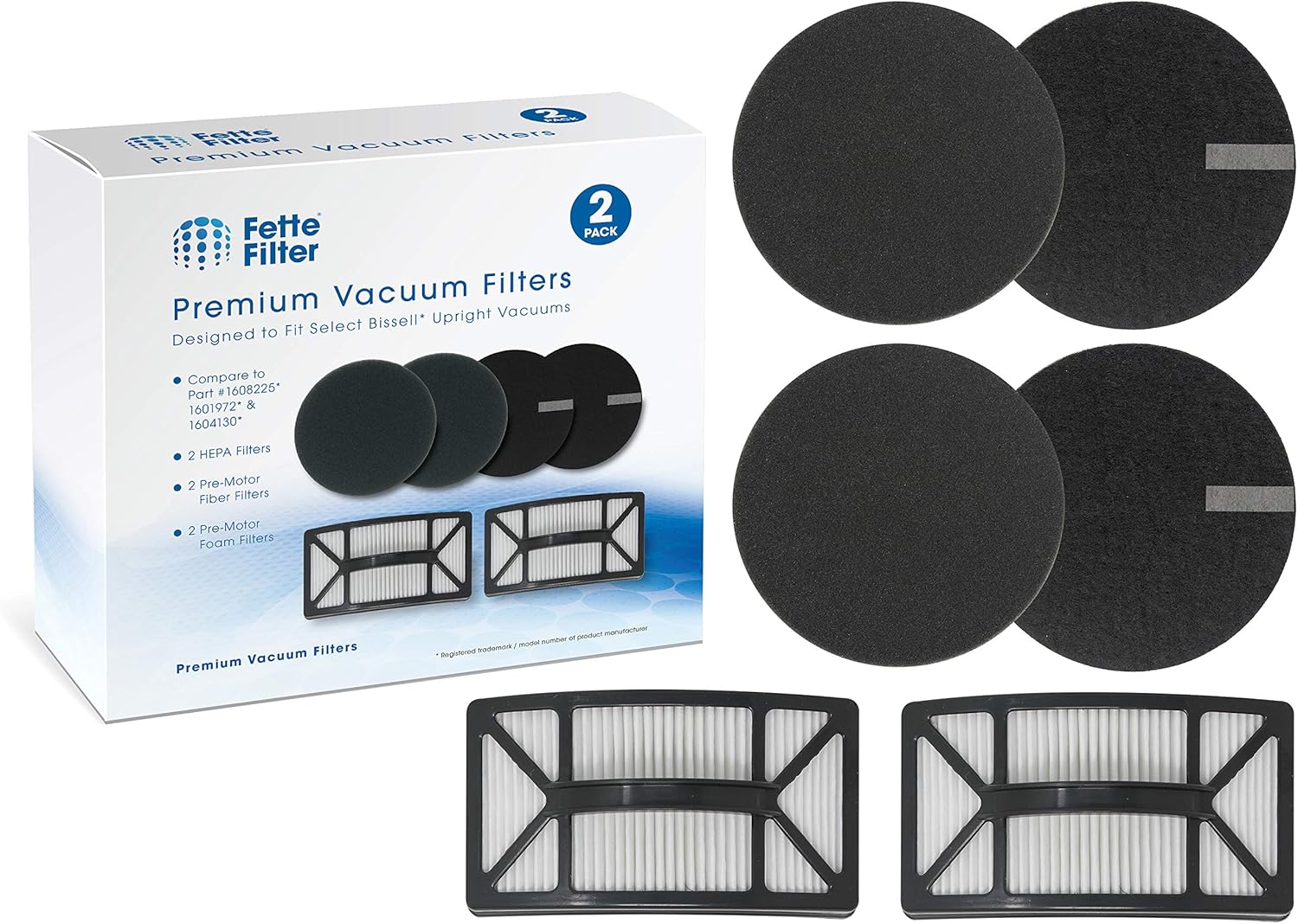 Amazon.com - Fette Filter - Vacuum Filter Compatible with Bissell ...