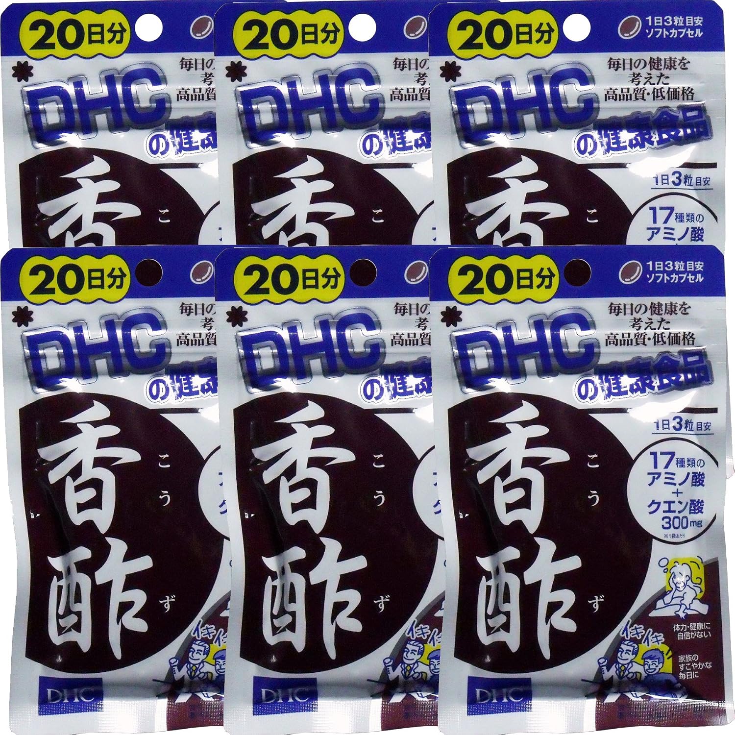 Amazon | DHC 香酢 20日分 60粒×6個 | DHC | 香酢