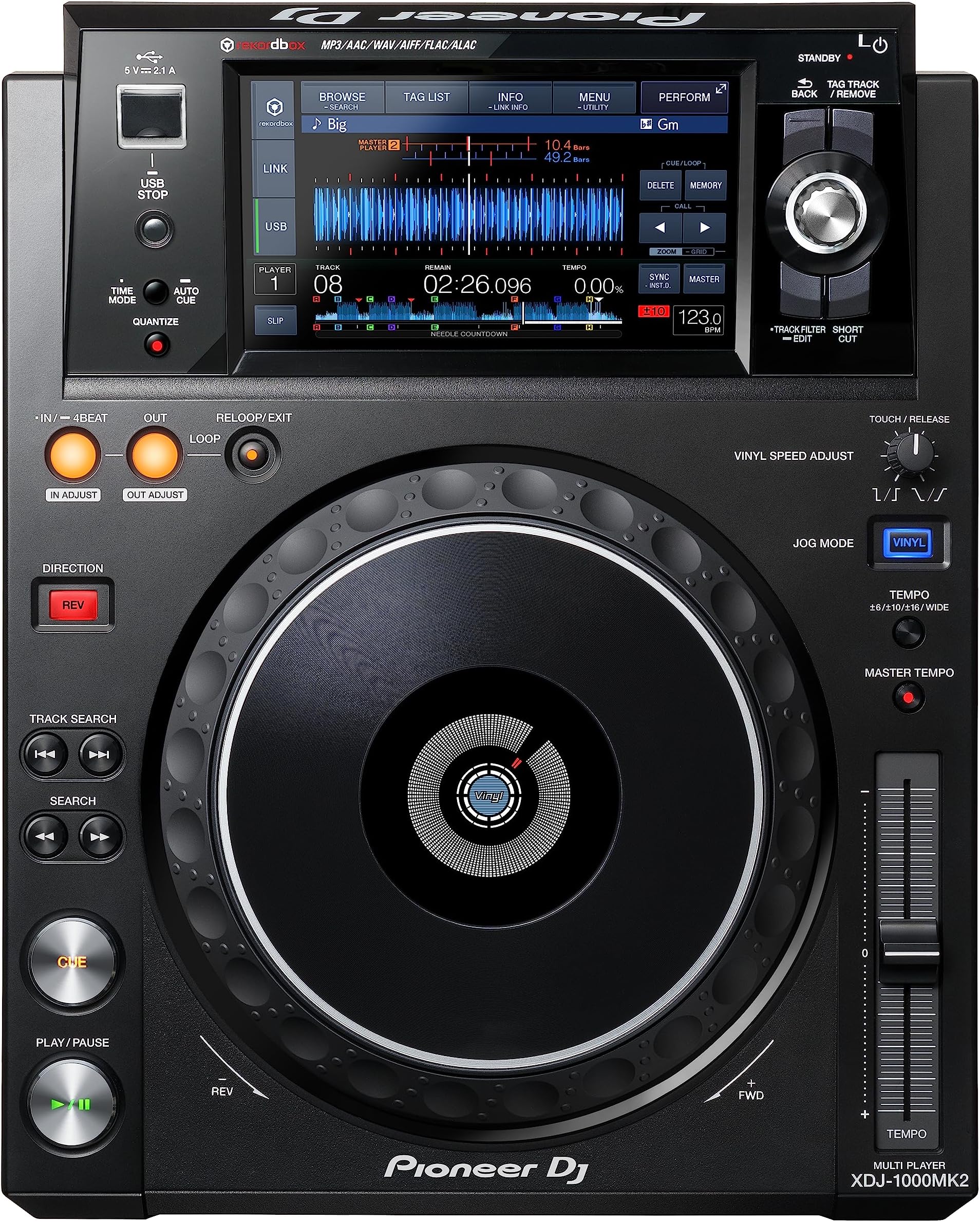 Amazon.com: Pioneer CDJ-1000MK3 Digital Vinyl Turntable : Musical ...