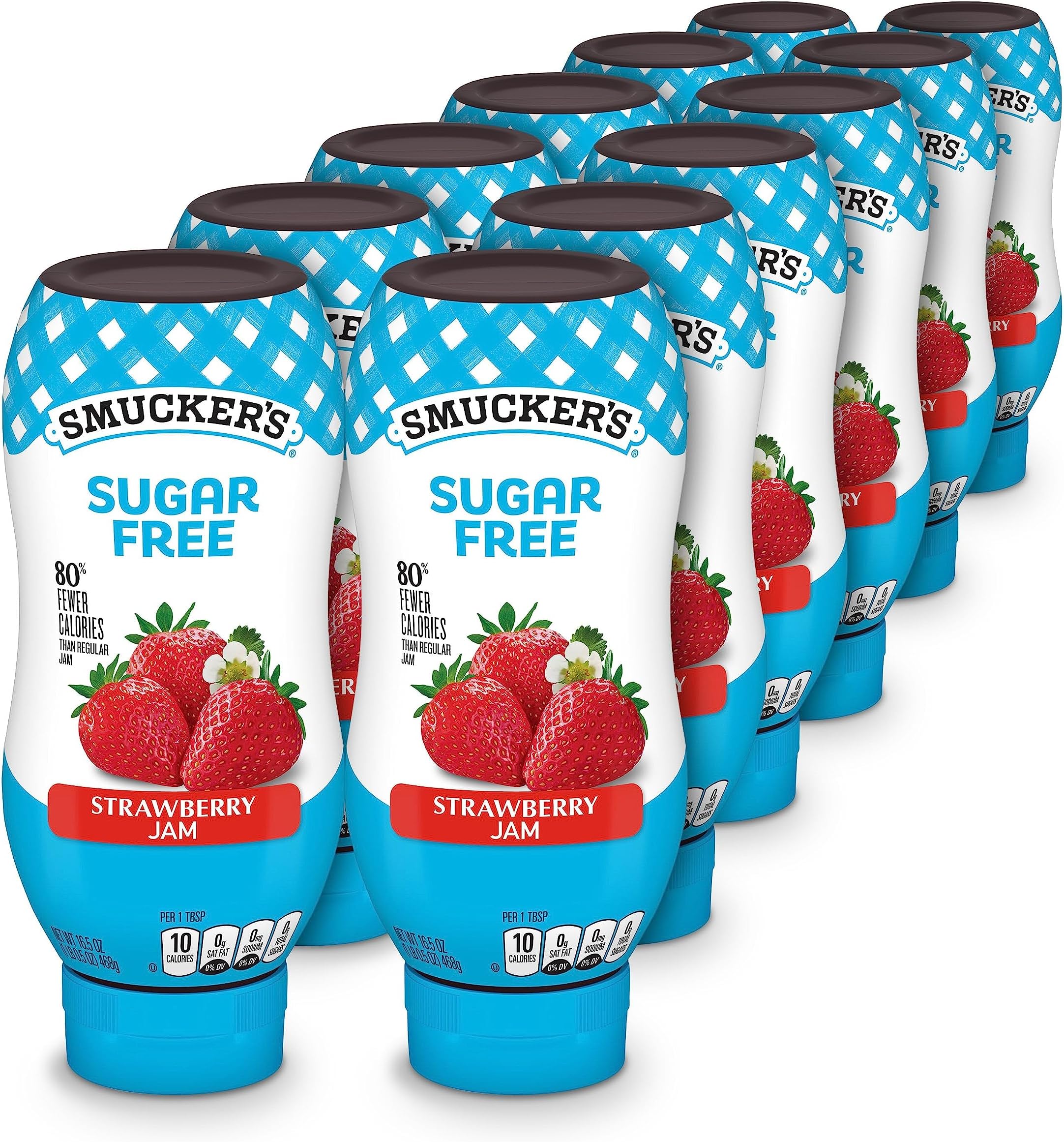Amazon.com : Smucker’s Squeeze Sugar Free Strawberry Jam, 16.5 oz ...