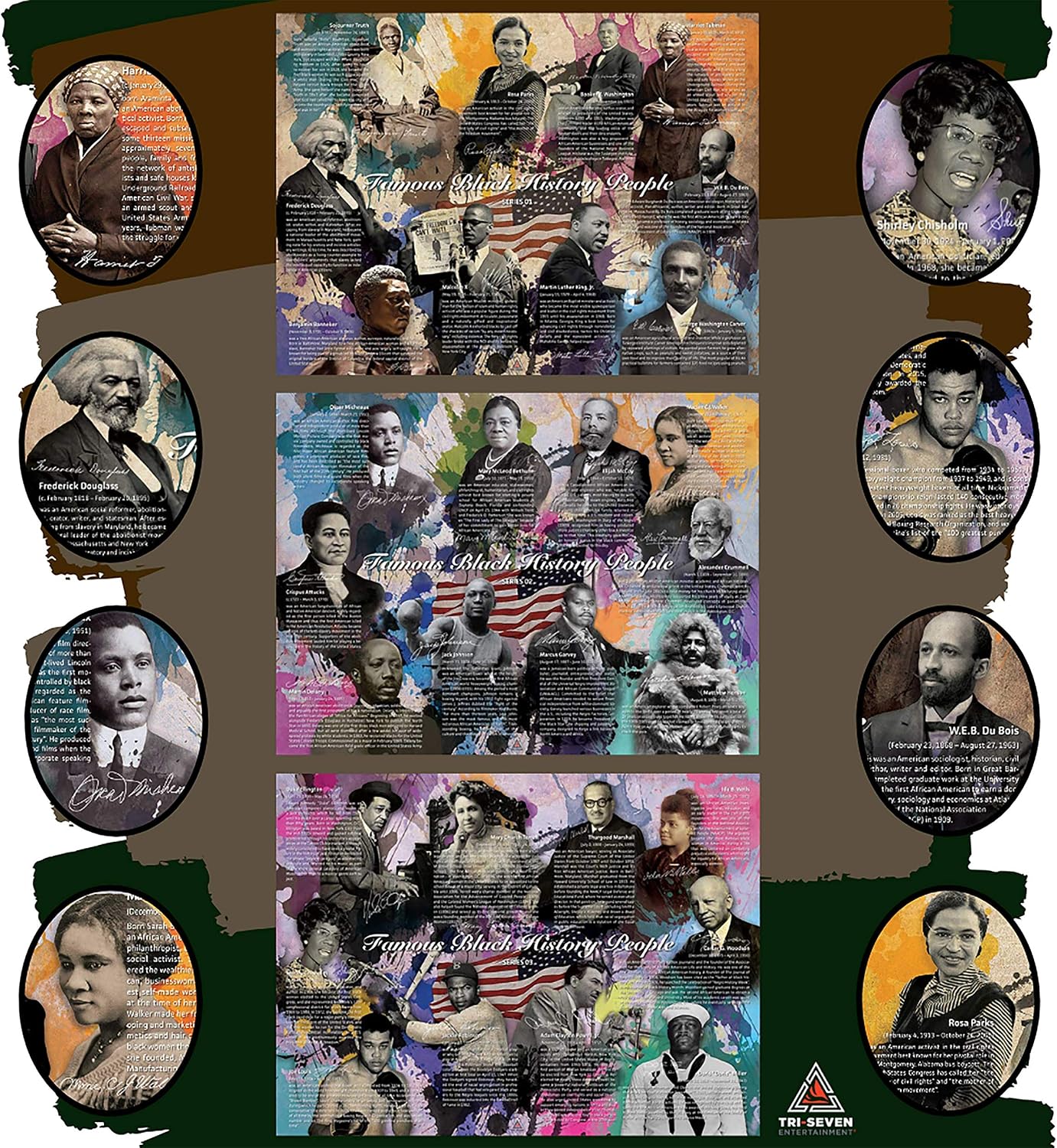 Amazon.com: 777 Tri-Seven Entertainment Famous Black History People ...