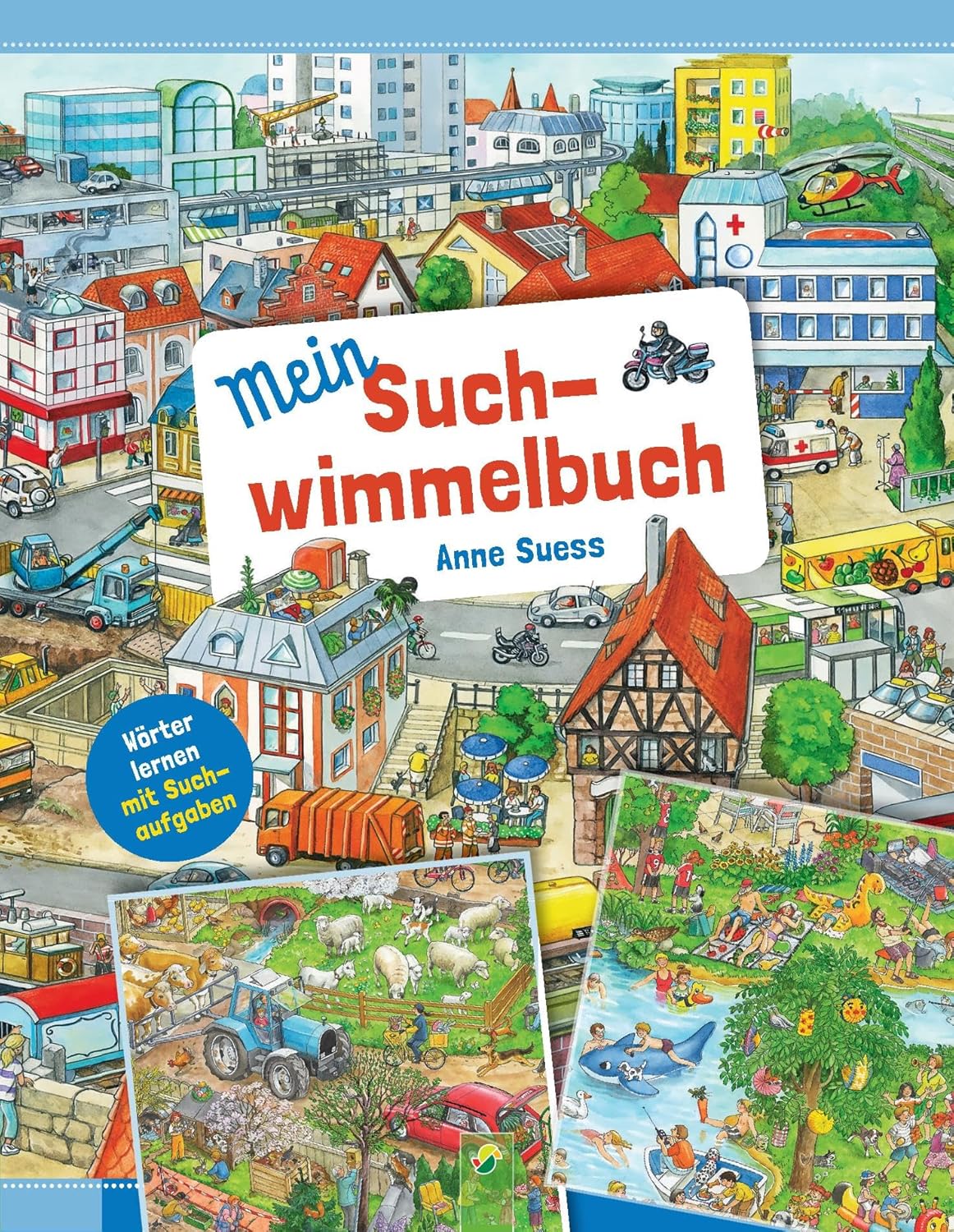 Mein Suchwimmelbuch. Wörter lernen mit Suchaufgaben: Für Kinder ab 3 ...