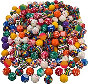 Amazon.com: High Bouncy Balls 250 Pack, Colors May Vary : Toys & Games