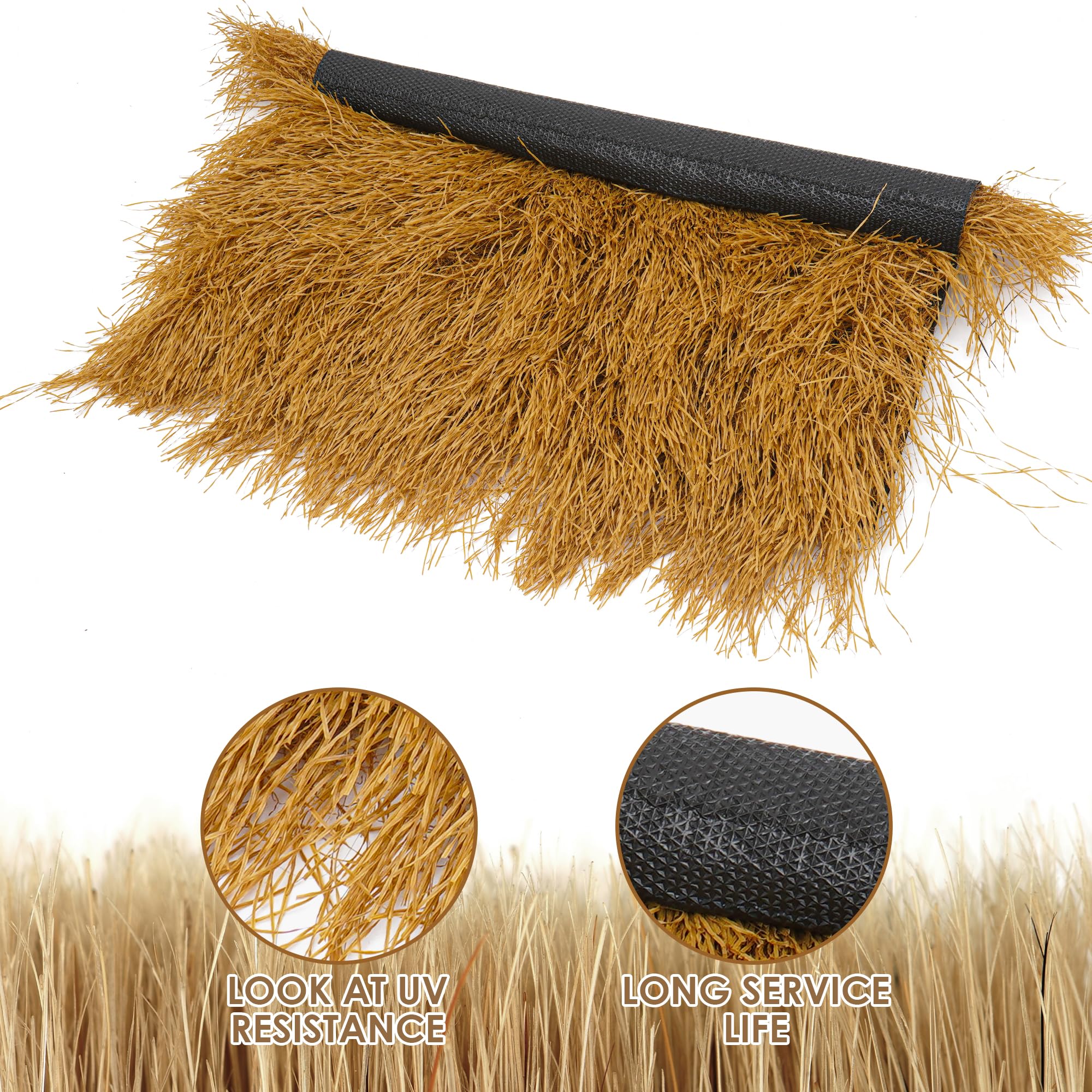 Snapklik.com : Thatch Grass Roof Mexican Straw Roll, 19.7ft X 19.7in ...