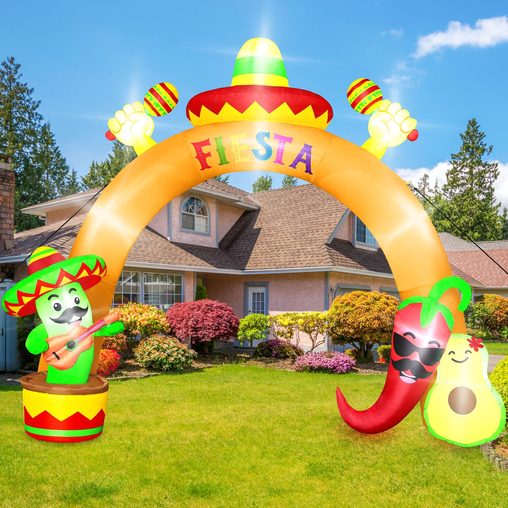 Amazon.com: 12 FT Cinco De Mayo Inflatables, Giant Blow Up Mexican ...