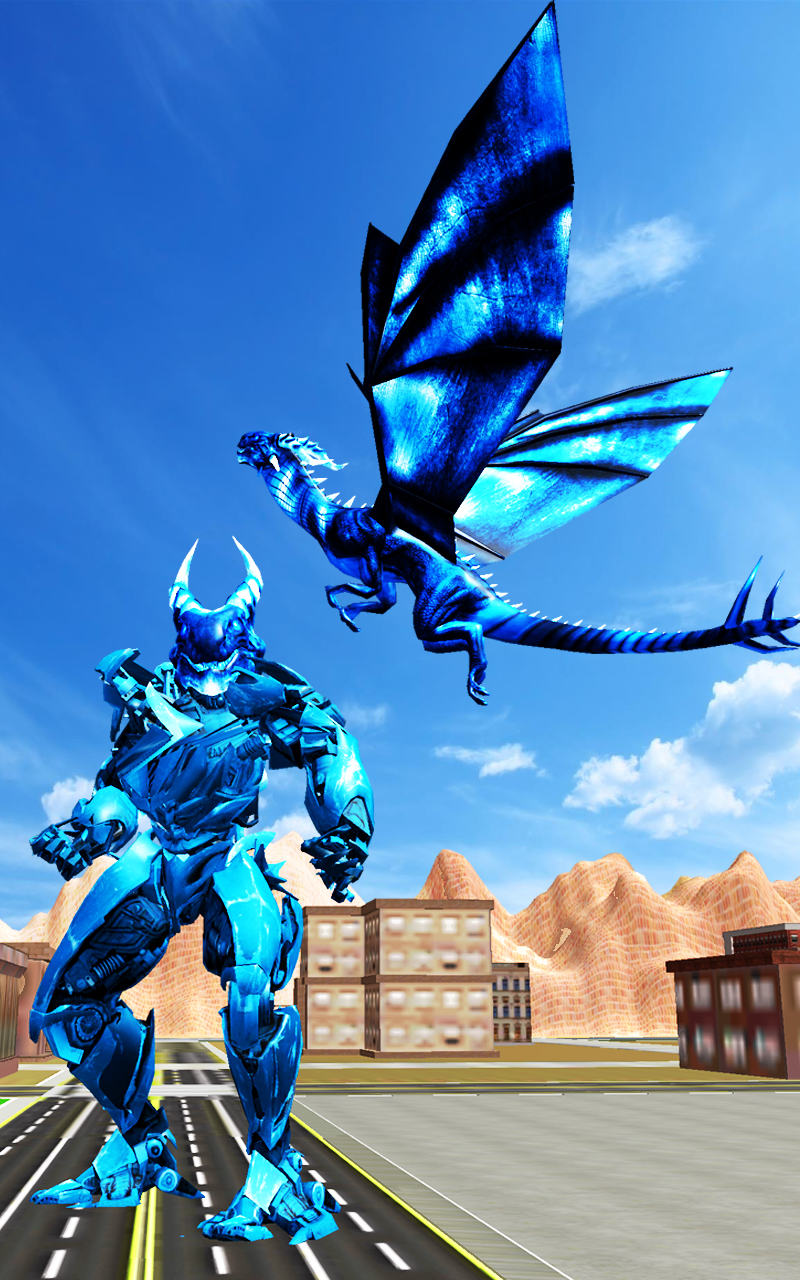 Robot Transformation Dragon Futuristic Crime City - App on Amazon Appstore
