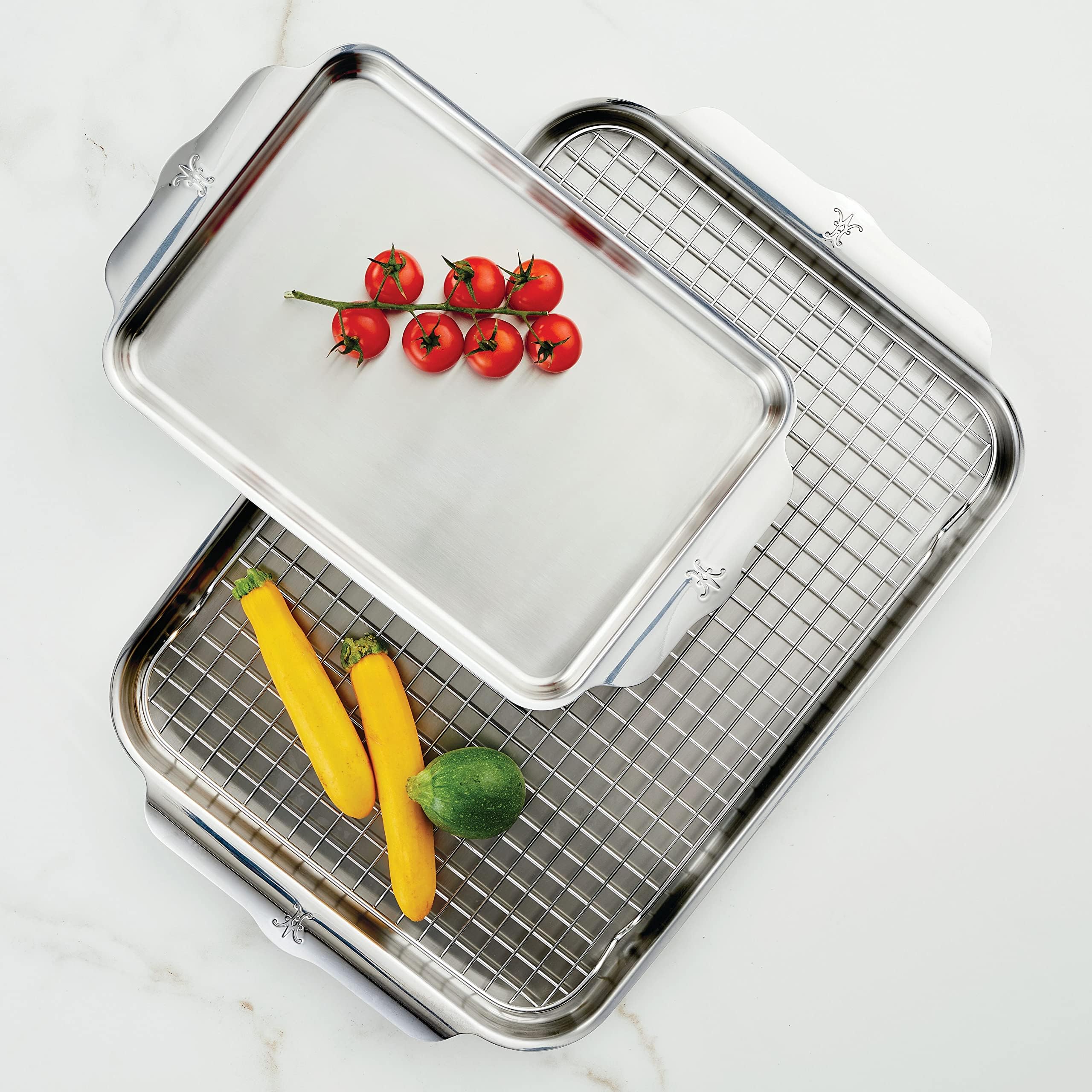 Amazon.com: Hestan - OvenBond Collection - Stainless Steel Baking Sheet ...