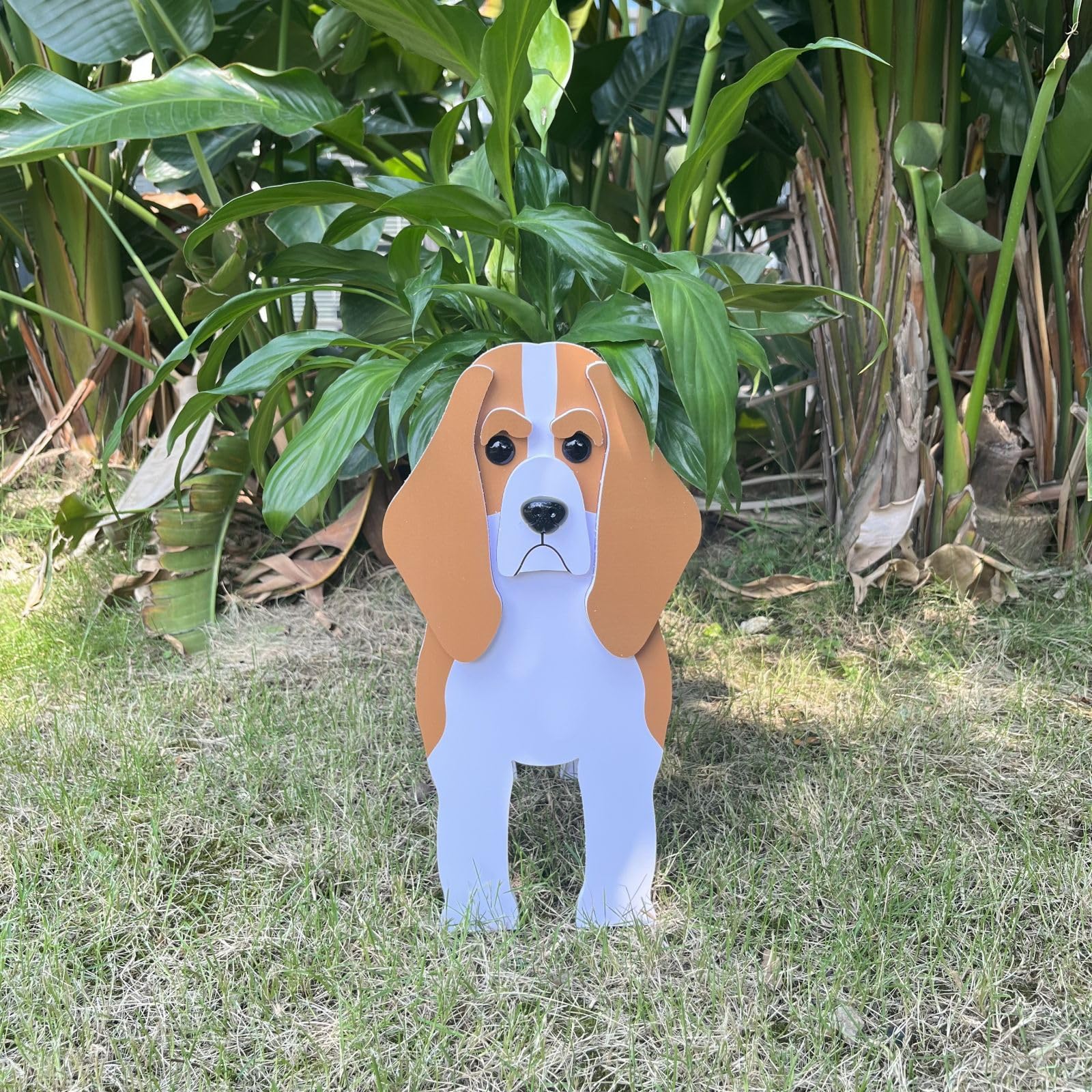 Amazon.com : Dog Planter Plant Pot, Cute Animal Dog Flower Cactus ...