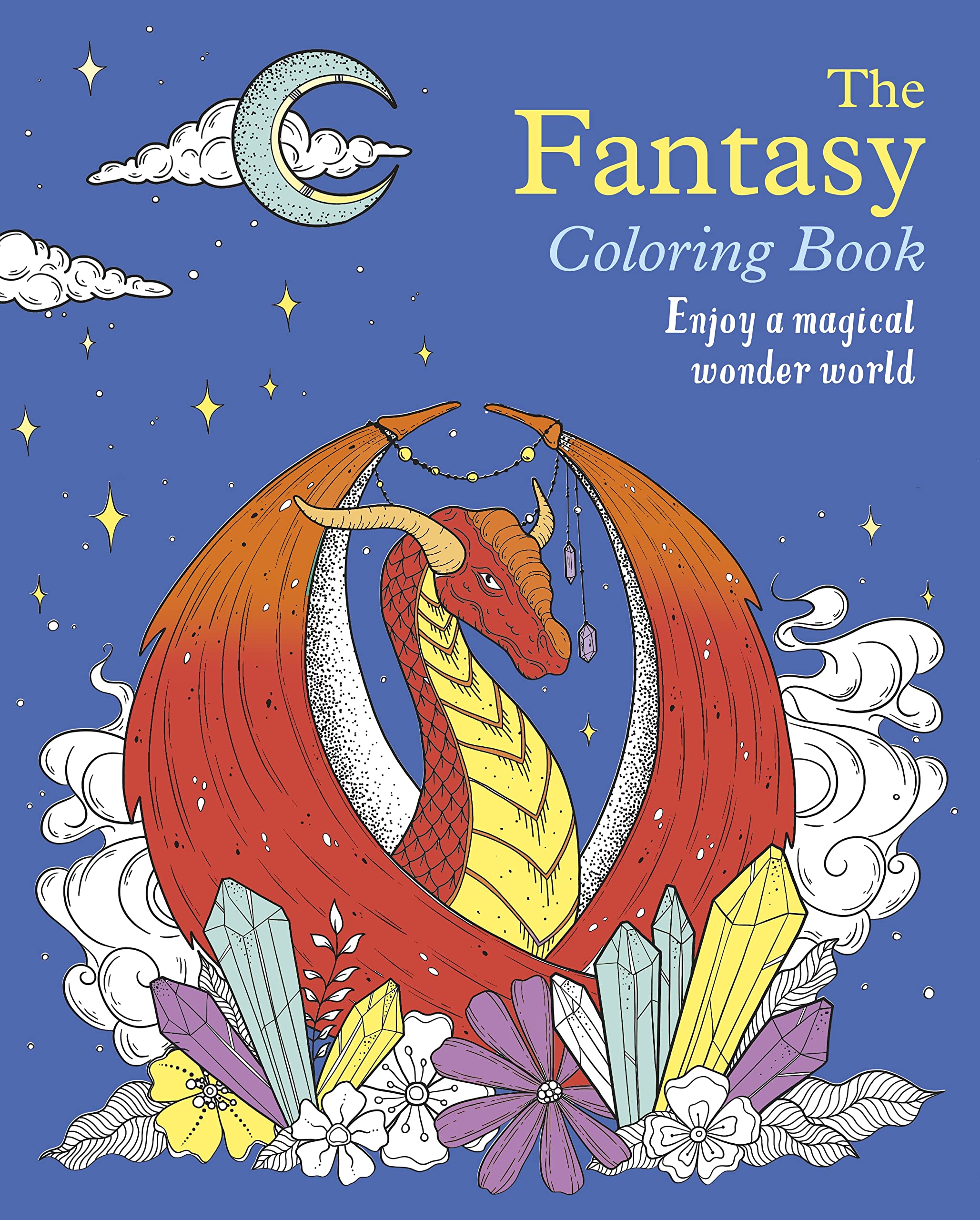 Amazon.com: The Fantasy Coloring Book: Enjoy a Magical Wonder World ...