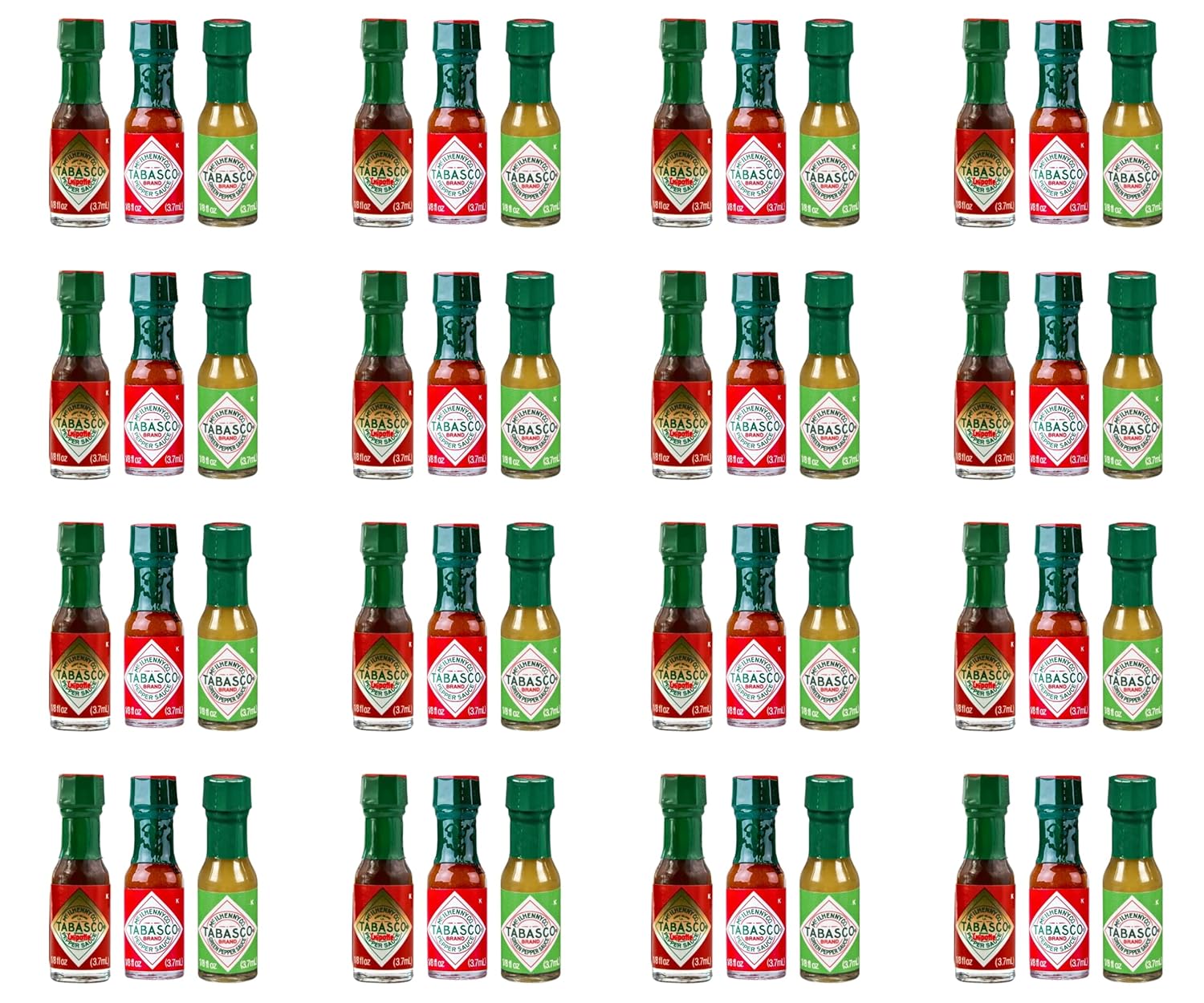 Amazon.com : Tabasco Mini 1/8th Ounce Sauce Bundled by Louisiana Pantry ...