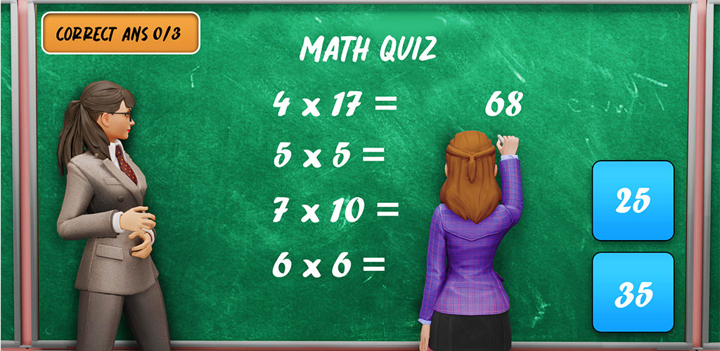 Virtual High School Simulator Game: Highschool Girl Life Games for Kids ...