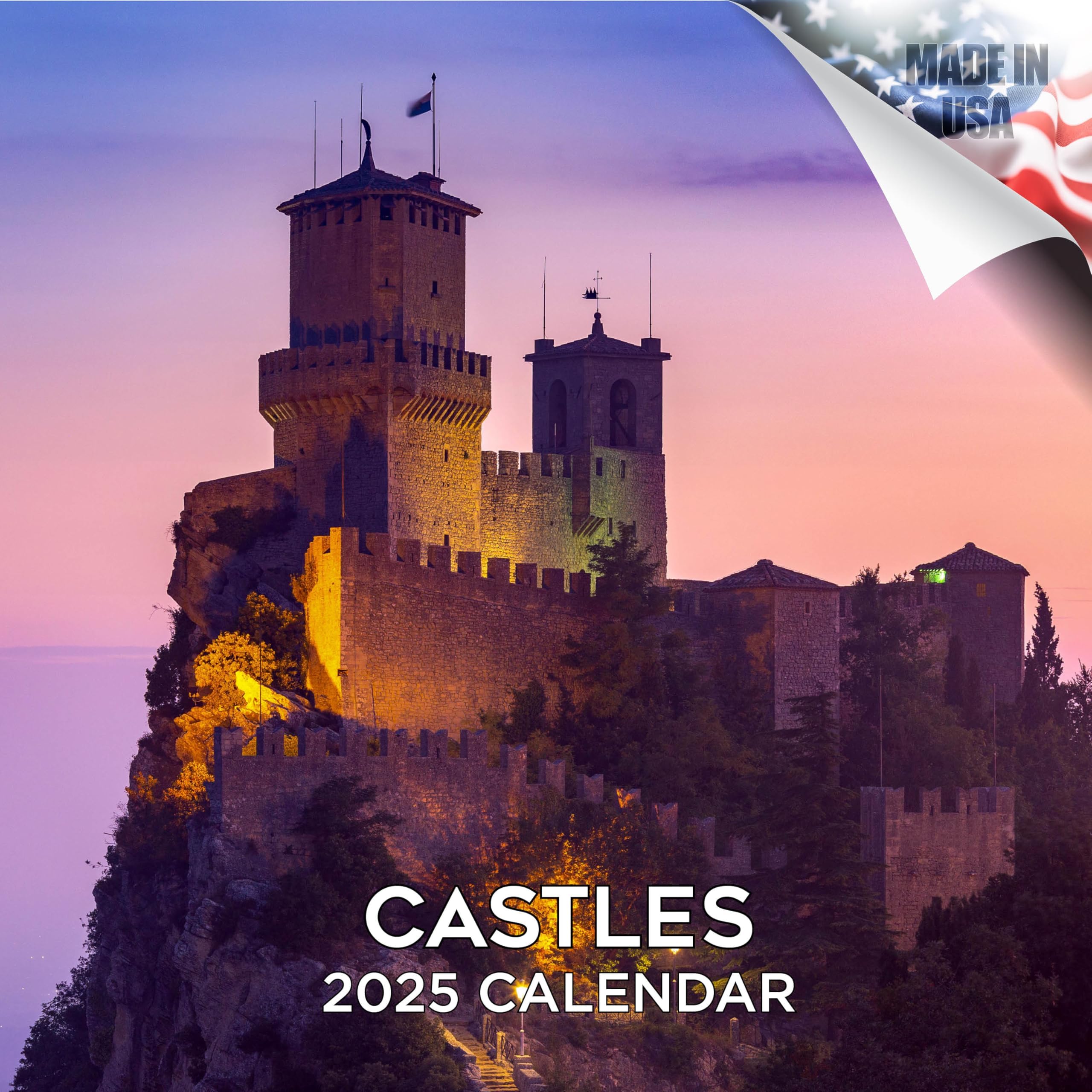 Amazon.com: 2025 Castles Wall Calendar, 12X12, Avonside Publishing ...