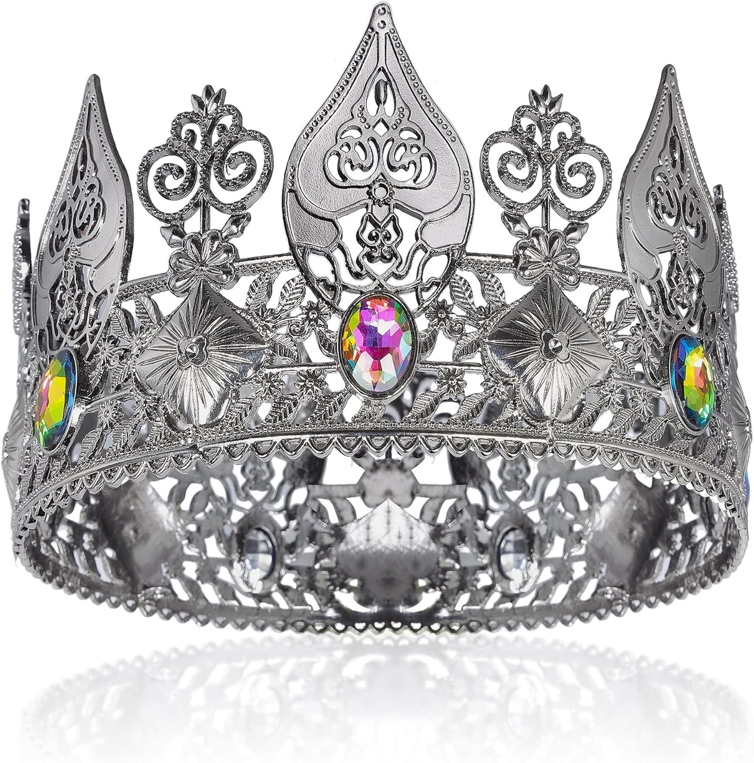 Amazon.com: BIEMBI Hair Jewelry Crown Tiaras for Women King Crowns for ...
