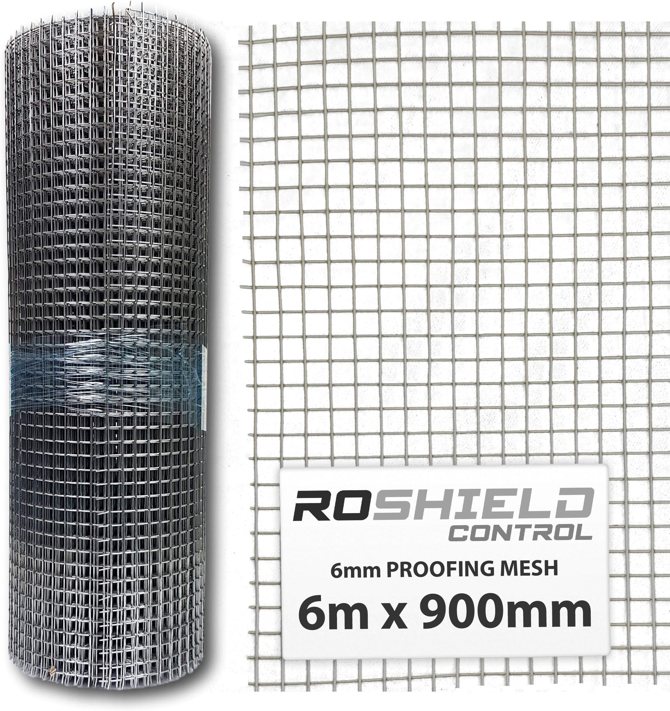 Roshield Rodent Proofing Wire Metal Mesh - Stop Rat, Mouse, Squirrel ...