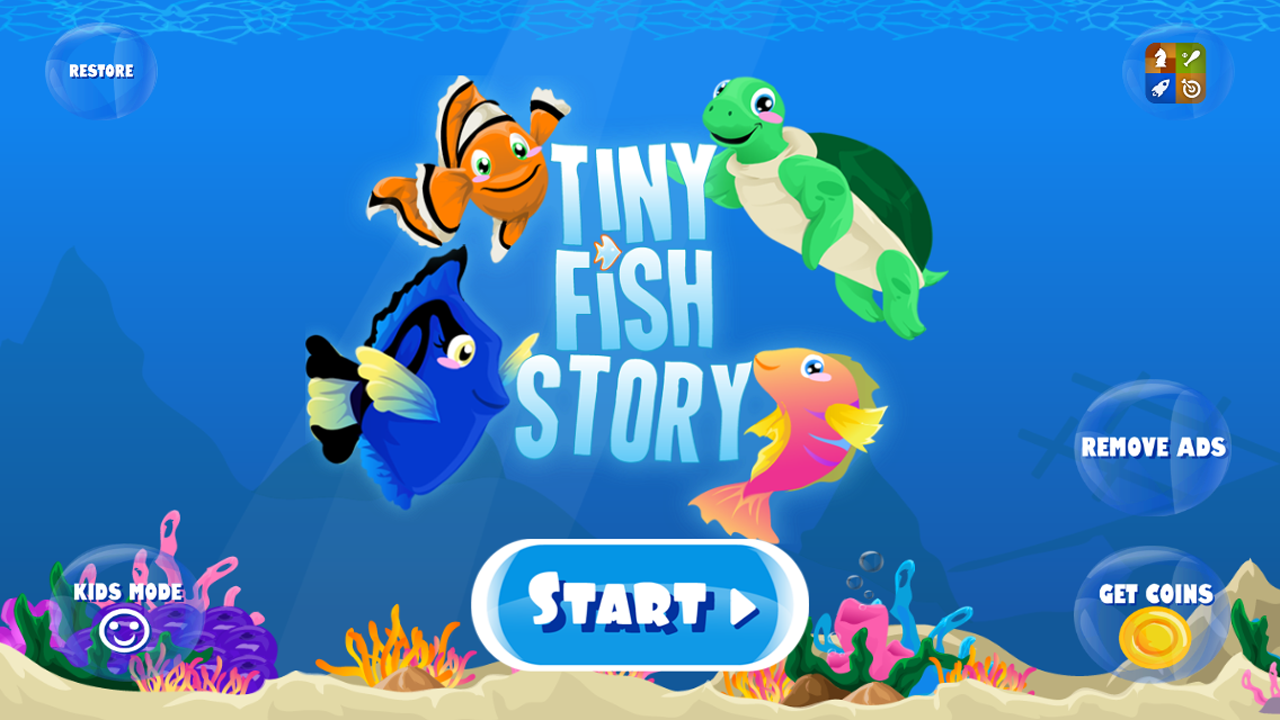 Tiny Fish Story - Kids Games - Application sur Amazon Appstore