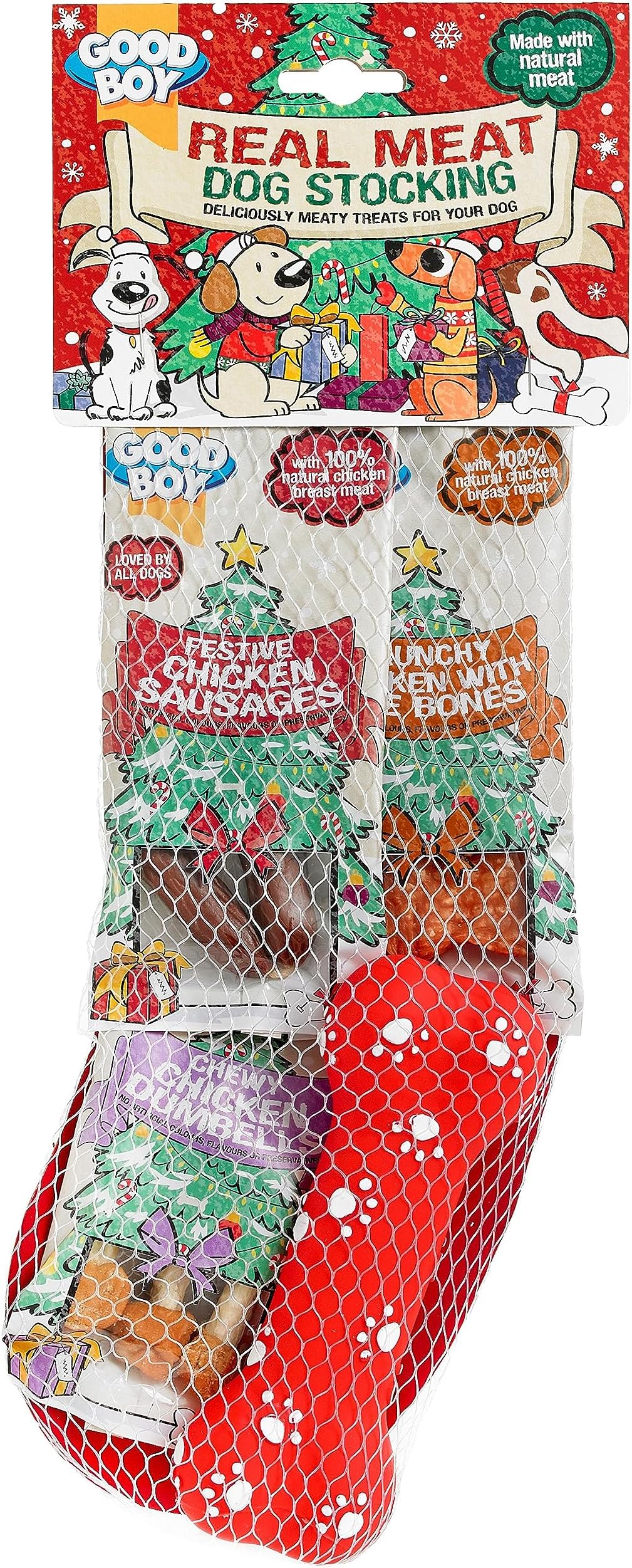 Pedigree Dog Christmas Stocking (Pack of 2) : Amazon.co.uk: Pet Supplies