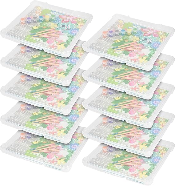 Amazon.com: IRIS USA SBC-3500 Portable Project Case, Holds 12" x 12 ...