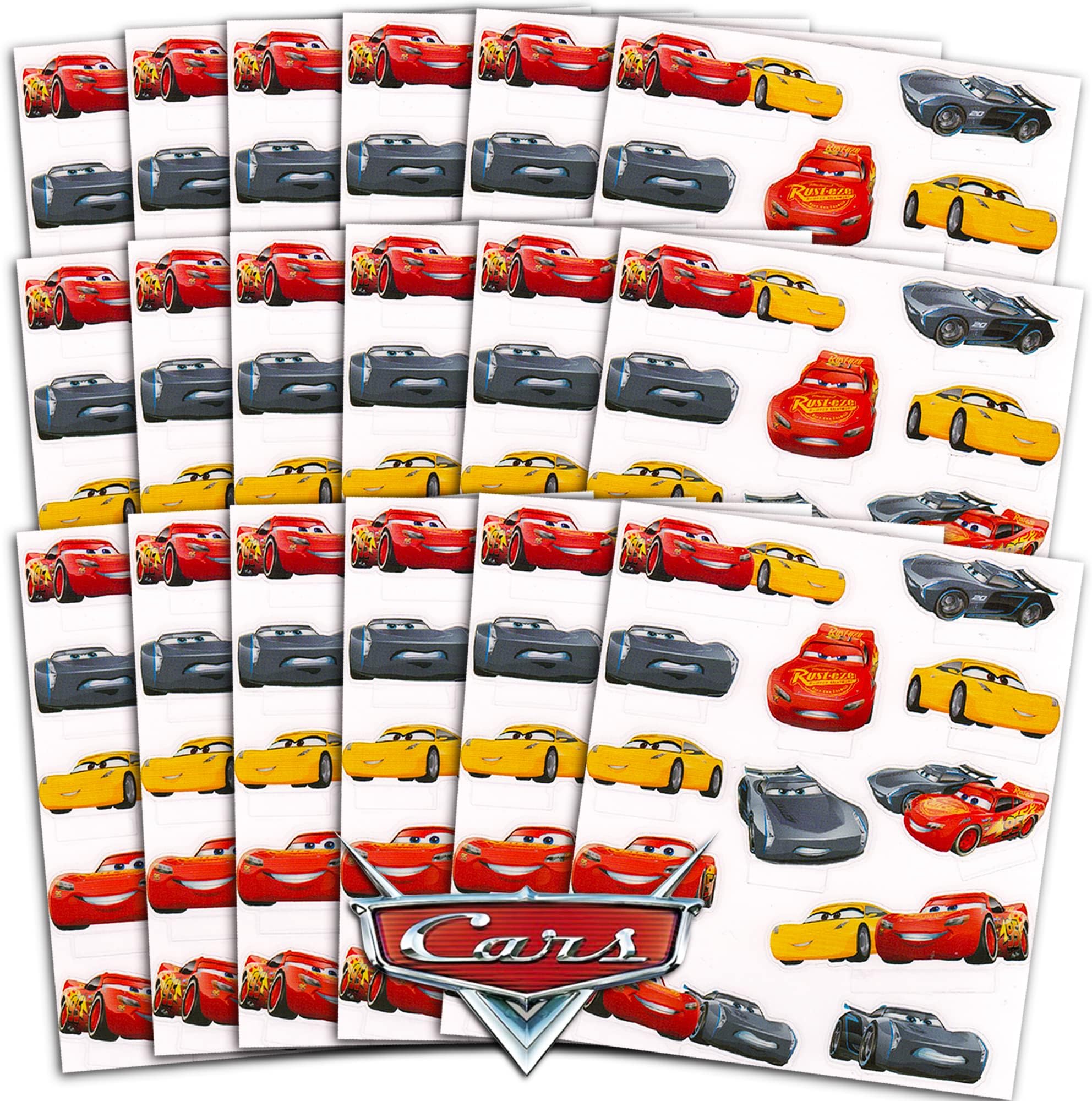 Amazon.com: Disney Cars 3 Movie Cars Stickers Party Favors - Bundle ...