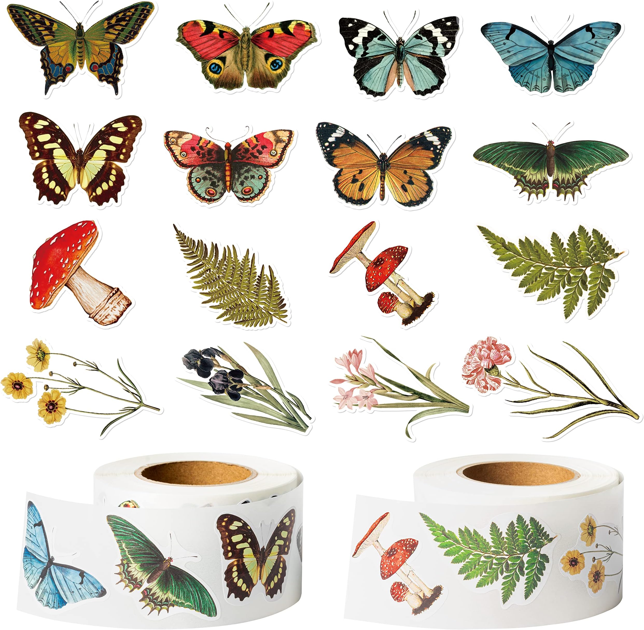 Amazon.com: W1cwey 1000pcs Relistic Reptile Animal Sticker Rolls (2 ...