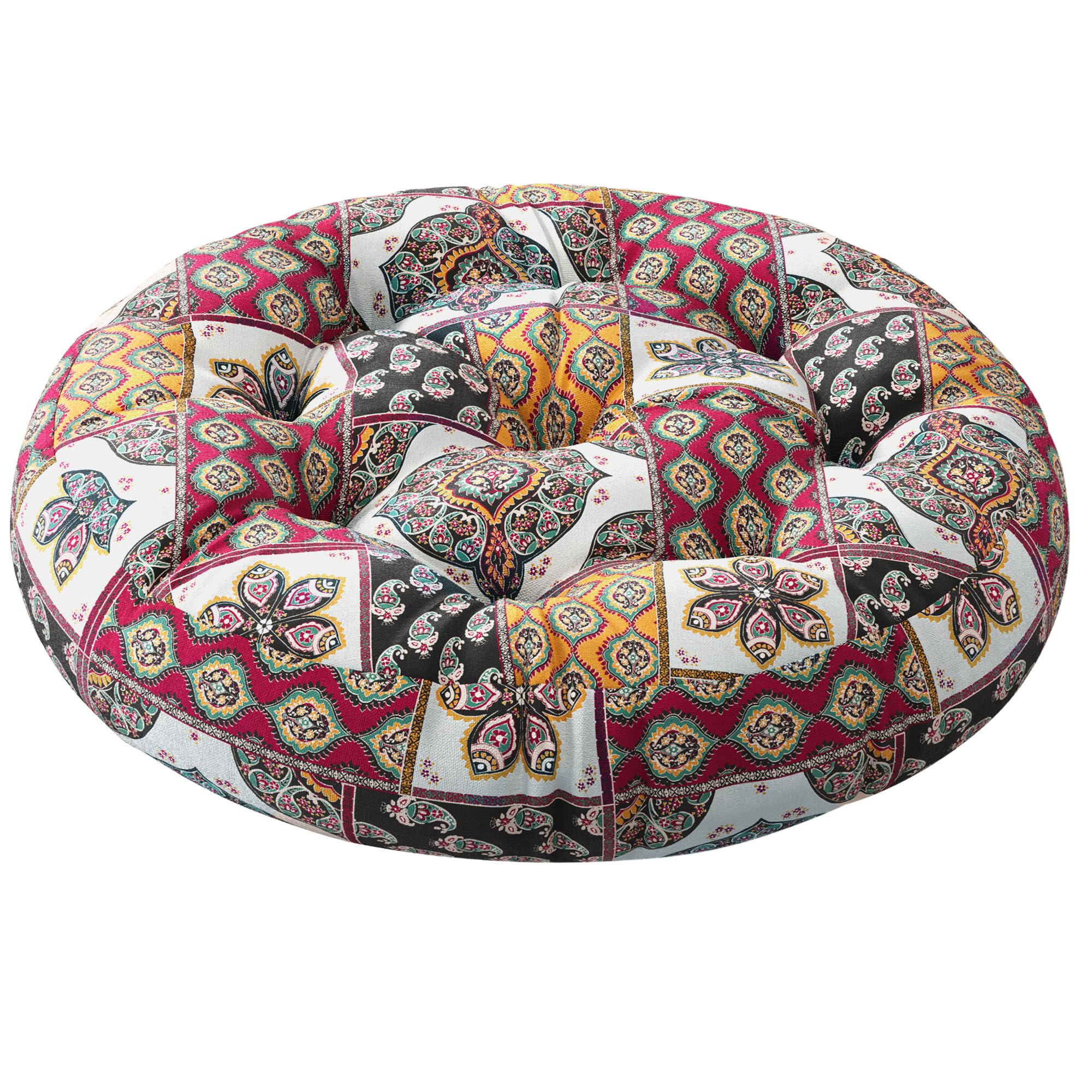 Amazon.com: Codi Round Meditation Floor Cushions, Large Pillow Sitting ...