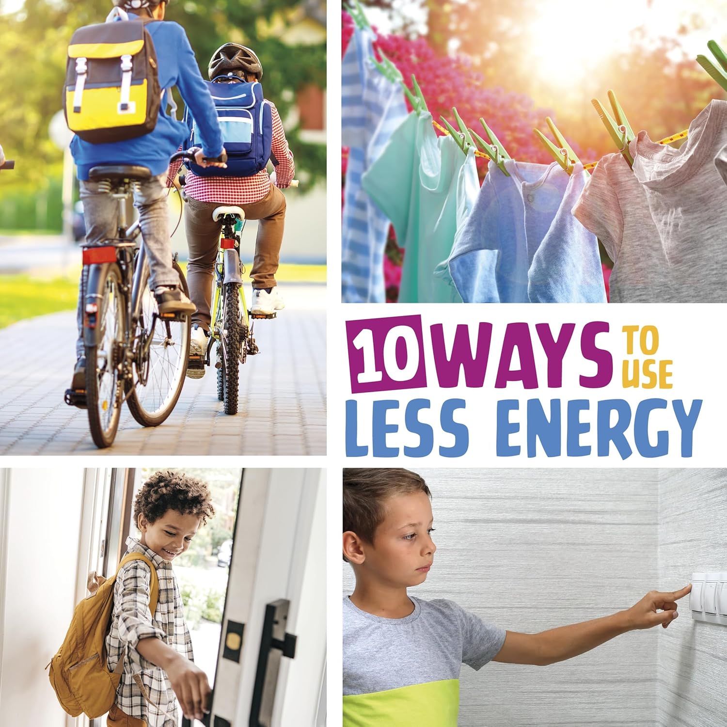 10 Ways to Use Less Energy (Simple Steps to Help the Planet): Amazon.co ...
