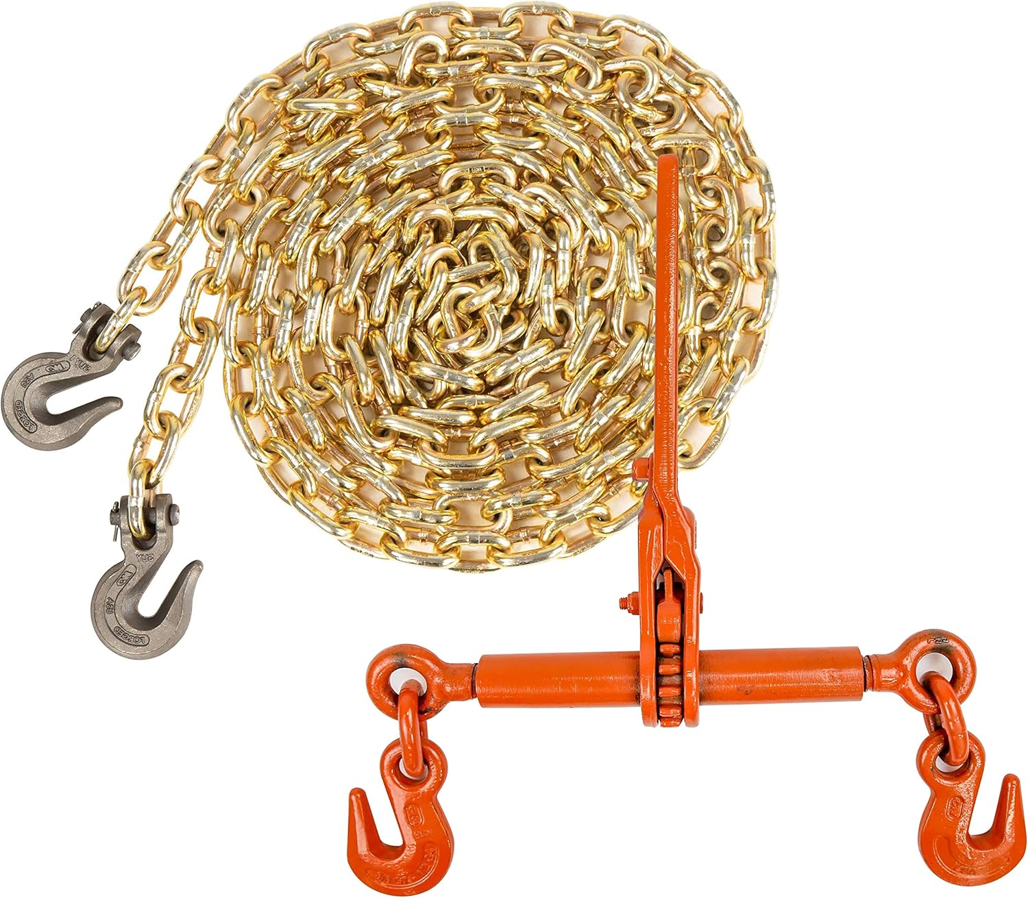 Amazon.com: Columbus McKinnon Tie Down Chain and Ratchet Binder Set- 3/ ...