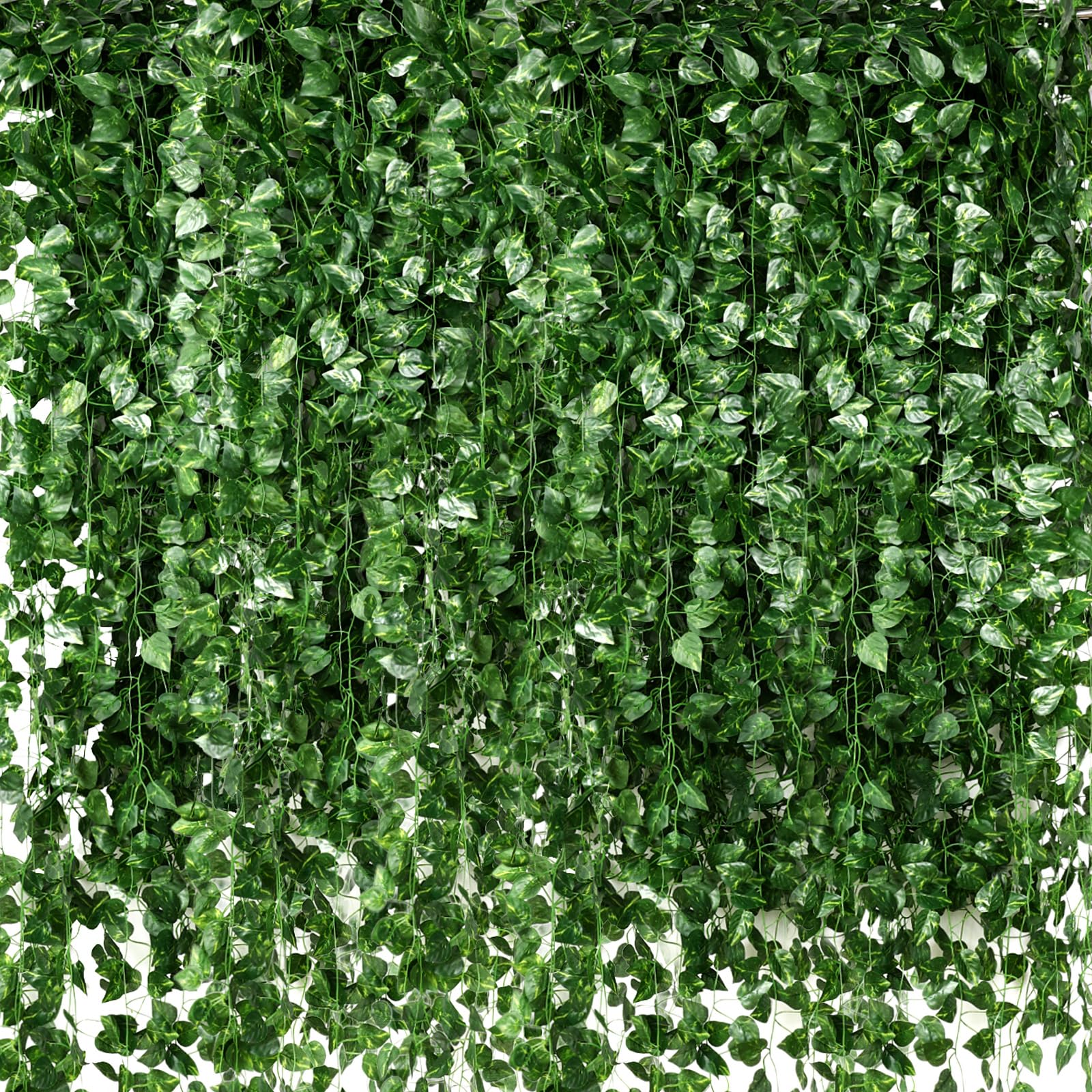 Amazon.com: Yuxung 100 Pcs 722ft Fake Vines Fake Ivy Leaves Artificial ...