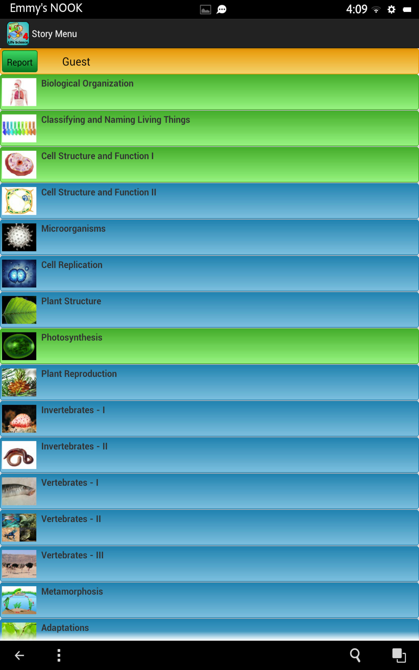 4th Grade Life Science Reading Comprehension - App on Amazon Appstore