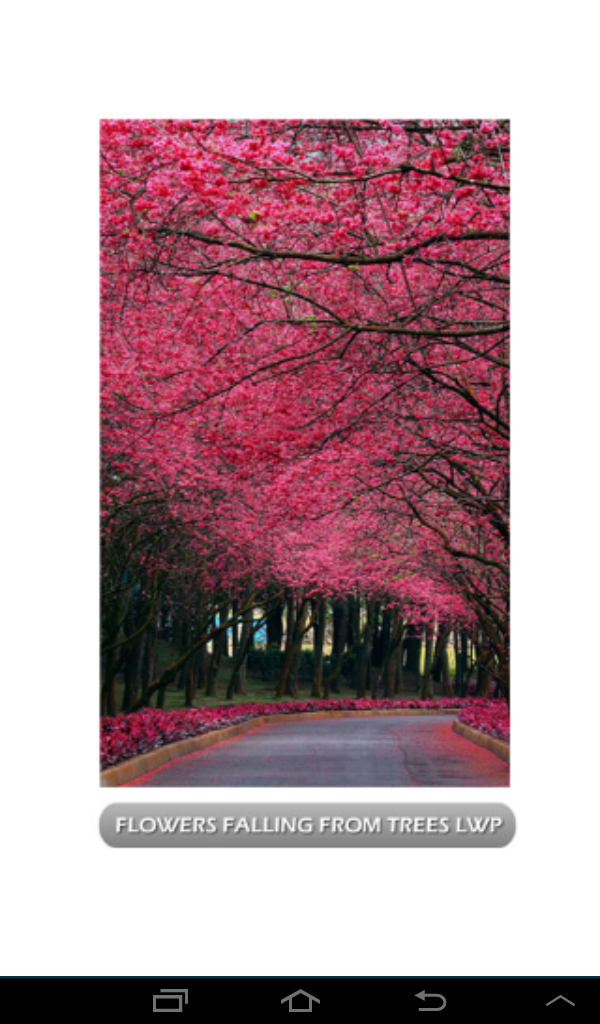 Flowers falling from trees LWP - App on Amazon Appstore