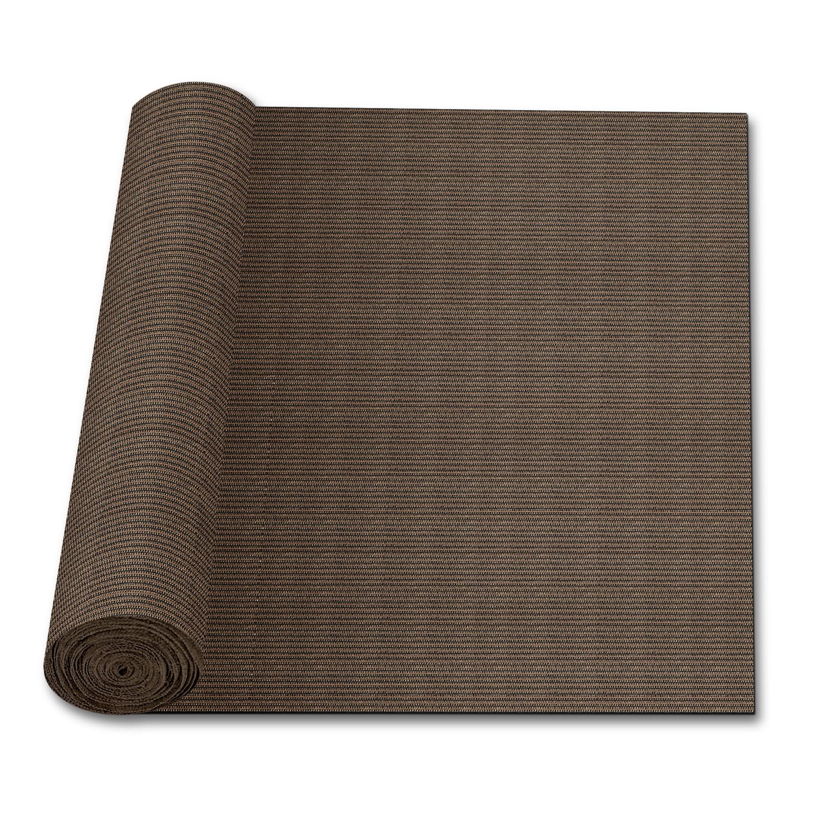 Amazon.com : AwnPro 8' x 25' Brown Sun Shade Roll Sun Shade Sunlight ...