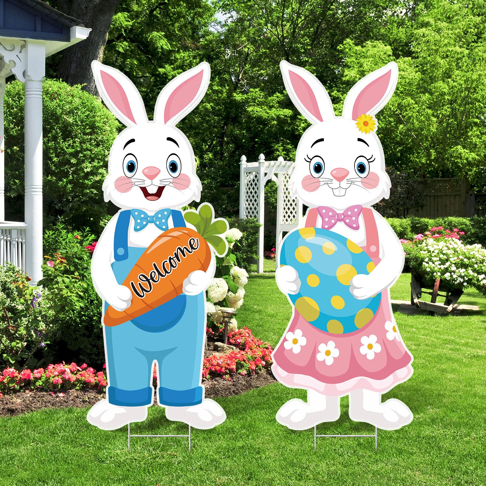 Wooden Outdoor Easter Decorations